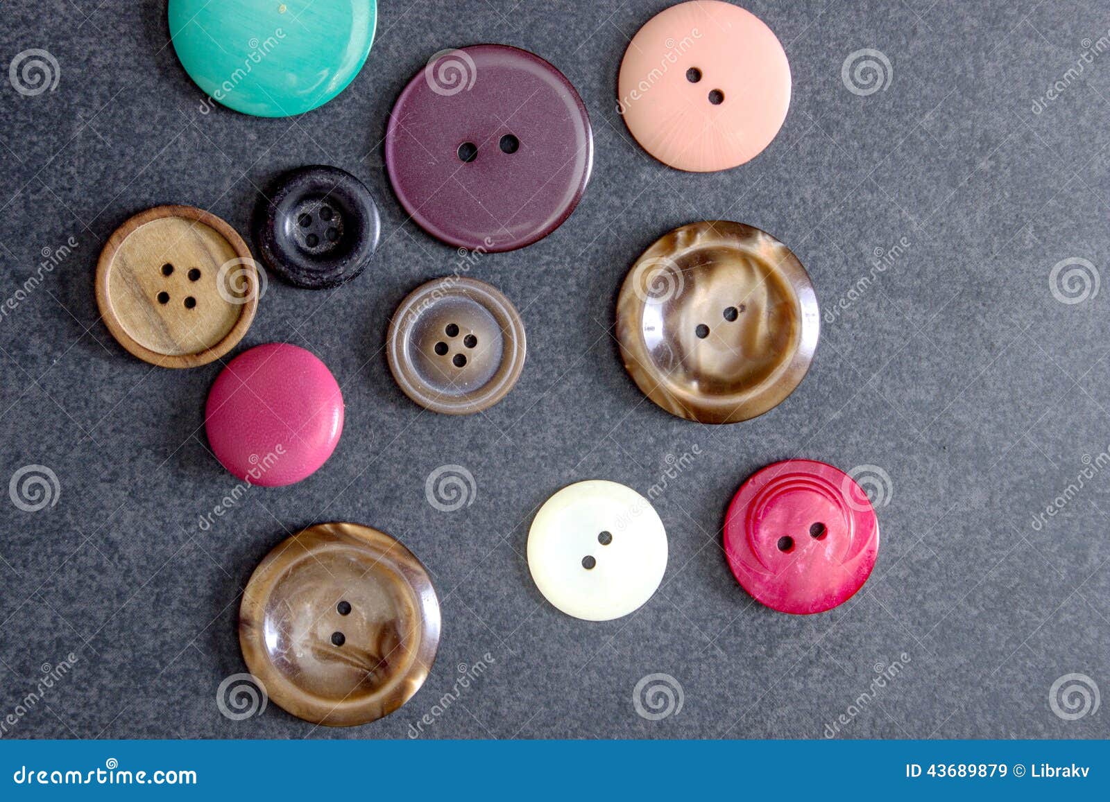 Collection of buttons stock image. Image of happy, closeup - 43689879