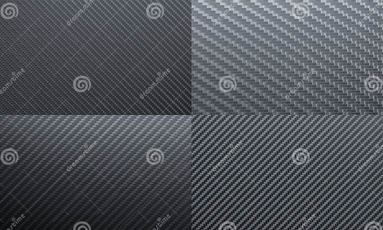 Collection of Carbon Backgrounds of Different Textures Stock ...