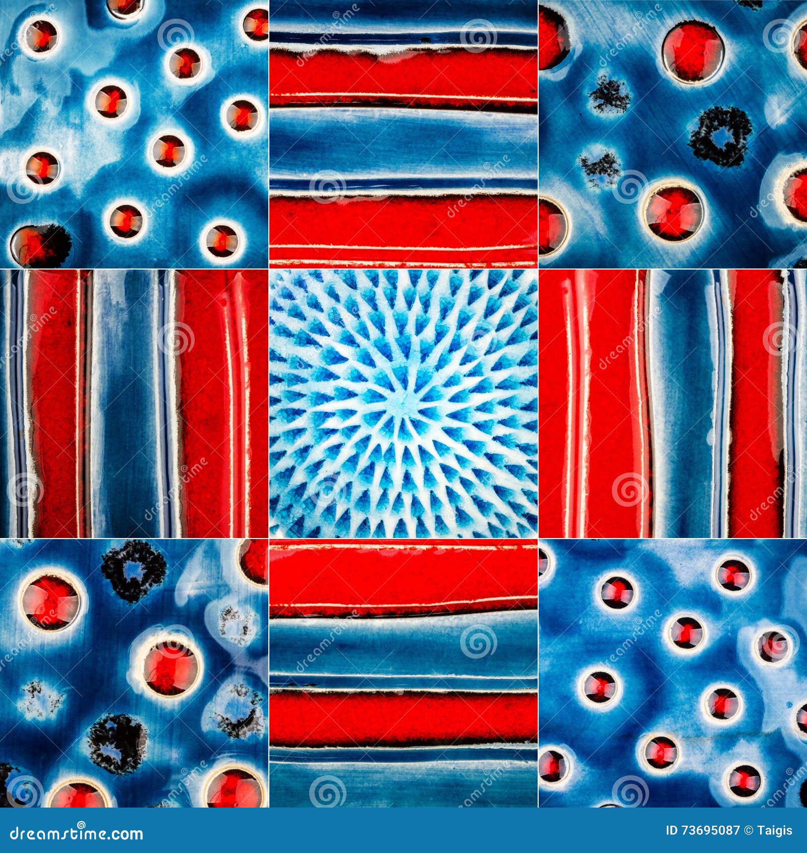 Collection of Ceramic Textures Stock Image - Image of artwork, handmade ...