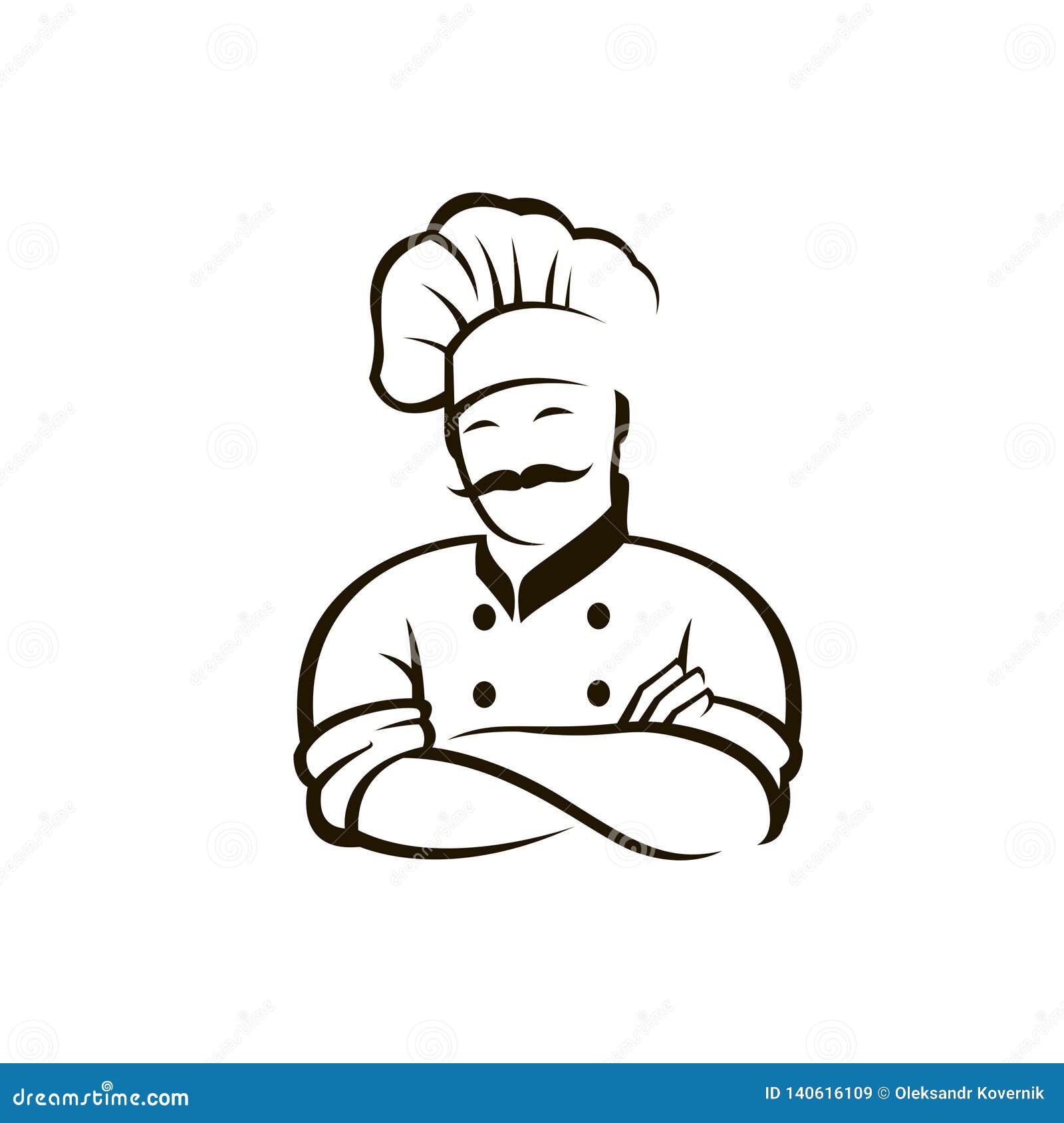 Chef icon set stock vector. Illustration of icon, chef - 140616109