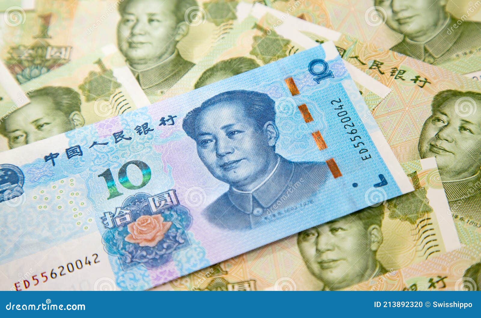Chinese notes stock photo. Image of money, banknote - 213892320