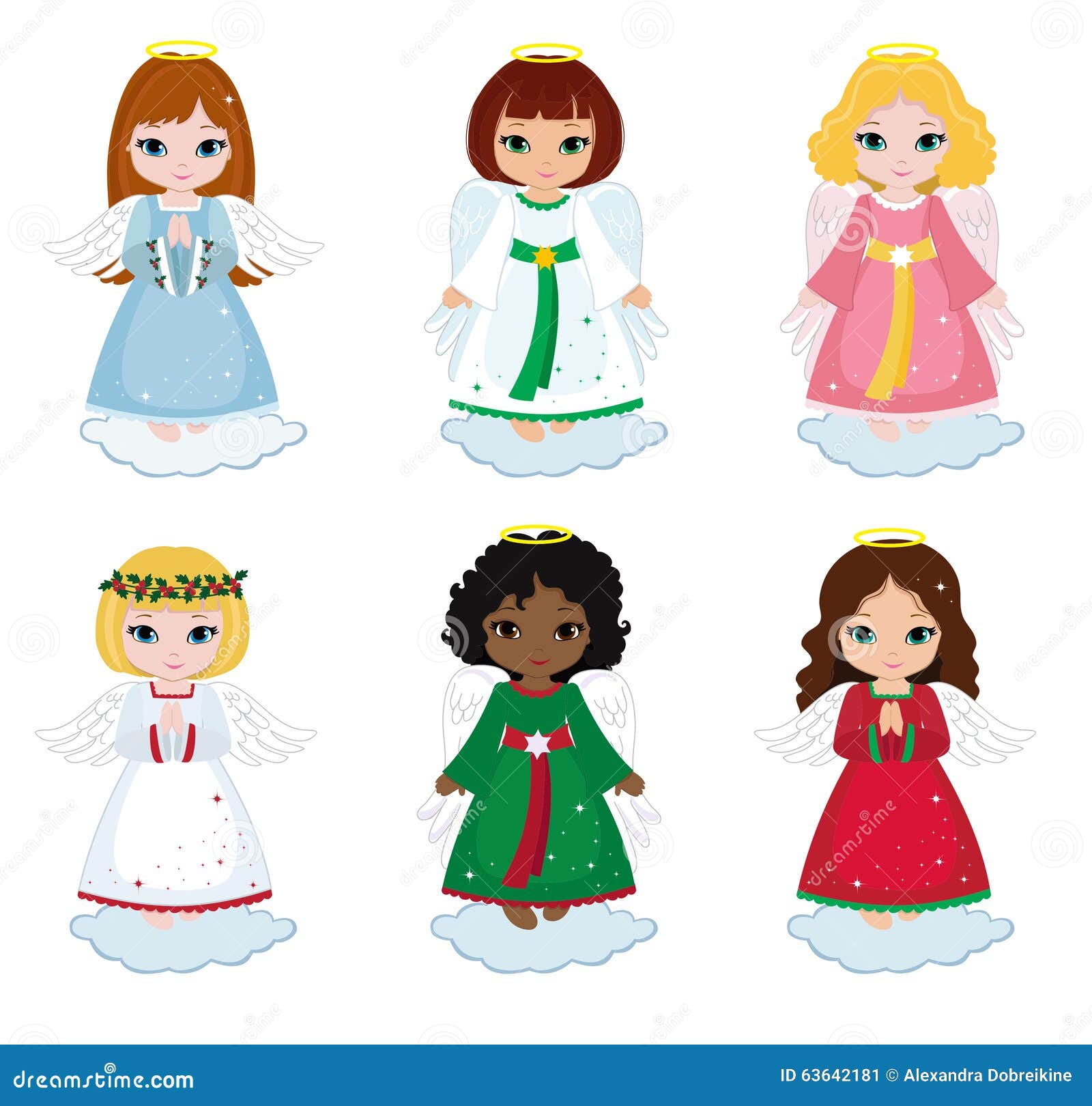 Collection Angels Stock Illustrations – 852 Collection Angels Stock ...