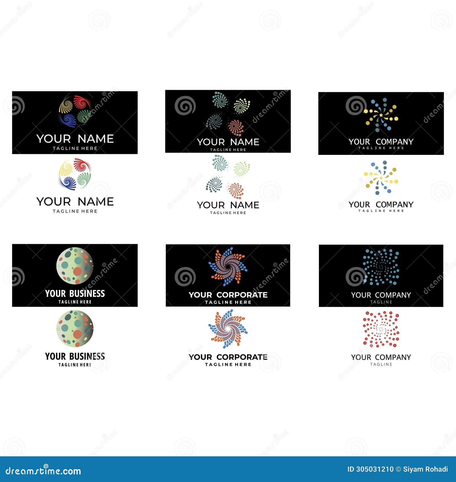 Collection of circle logos stock illustration. Illustration of frame ...