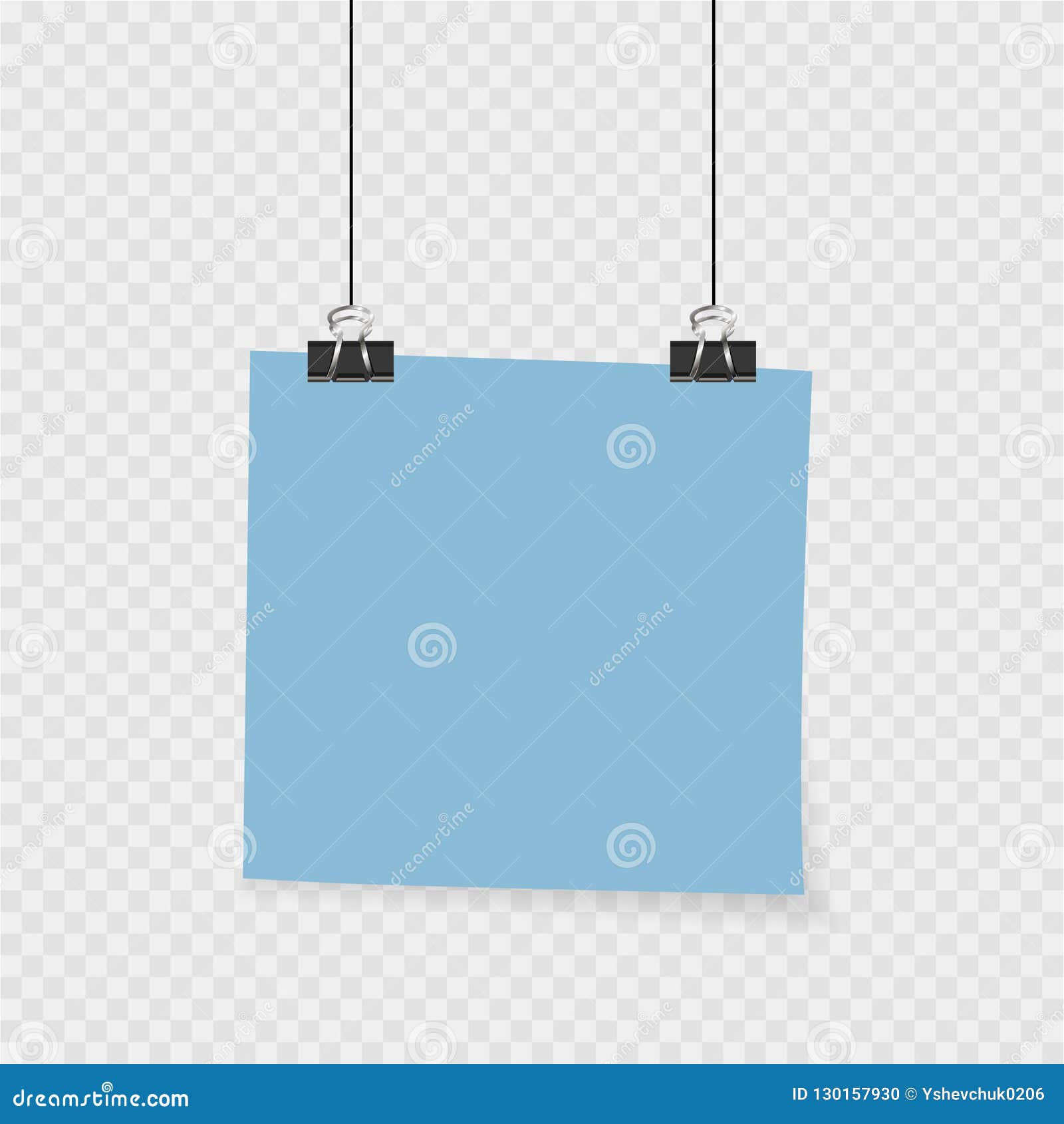 Collection of Clear Color Lists of Paper with Pin on the Gray ...