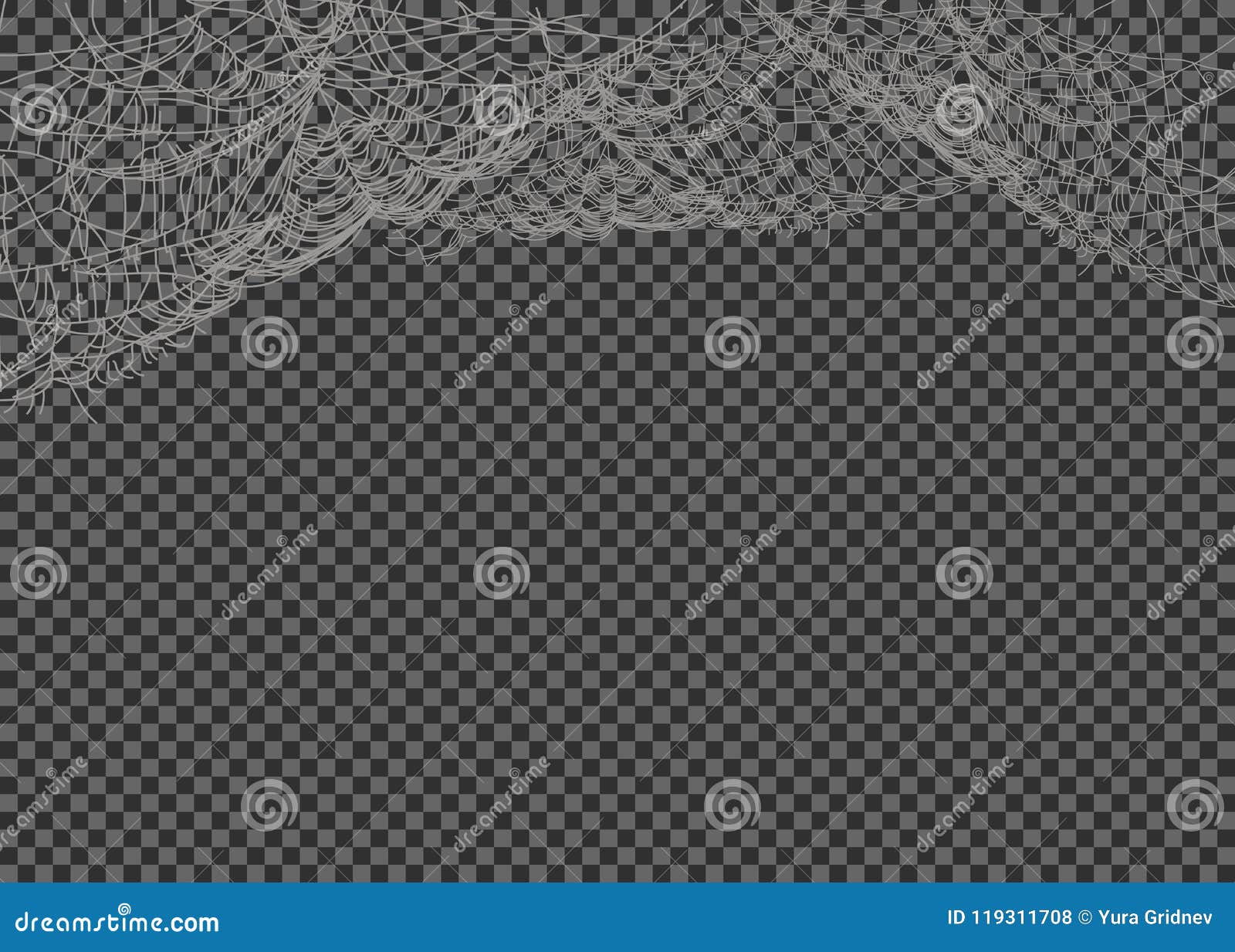 Collection of Cobweb, Isolated on Black, Transparent Background. Stock ...