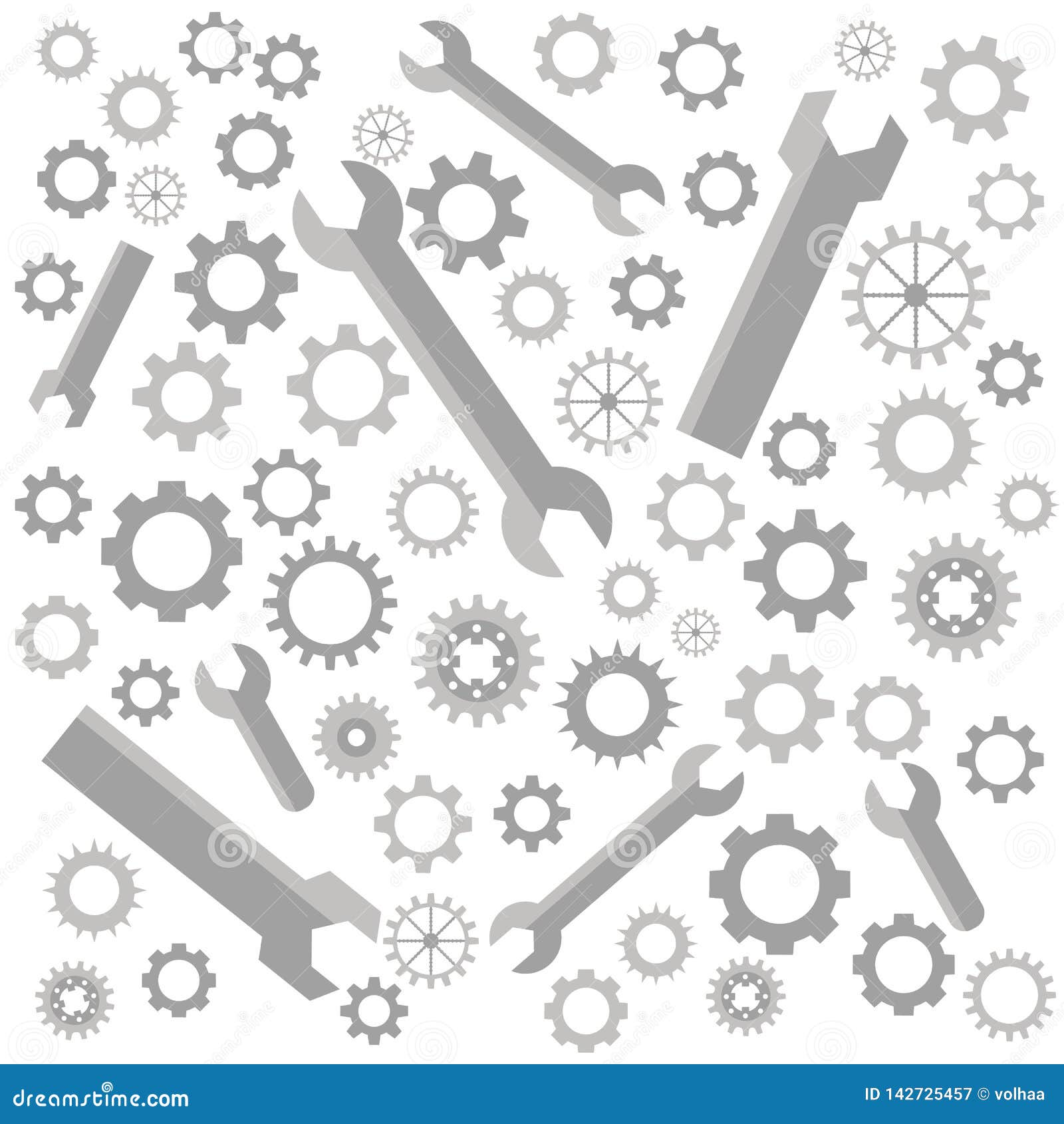 Collection of Cogs and Wrenches, Gears Pattern Stock Vector ... Collection of Cogs and Wrenches, Gears Pattern Stock Vector ...