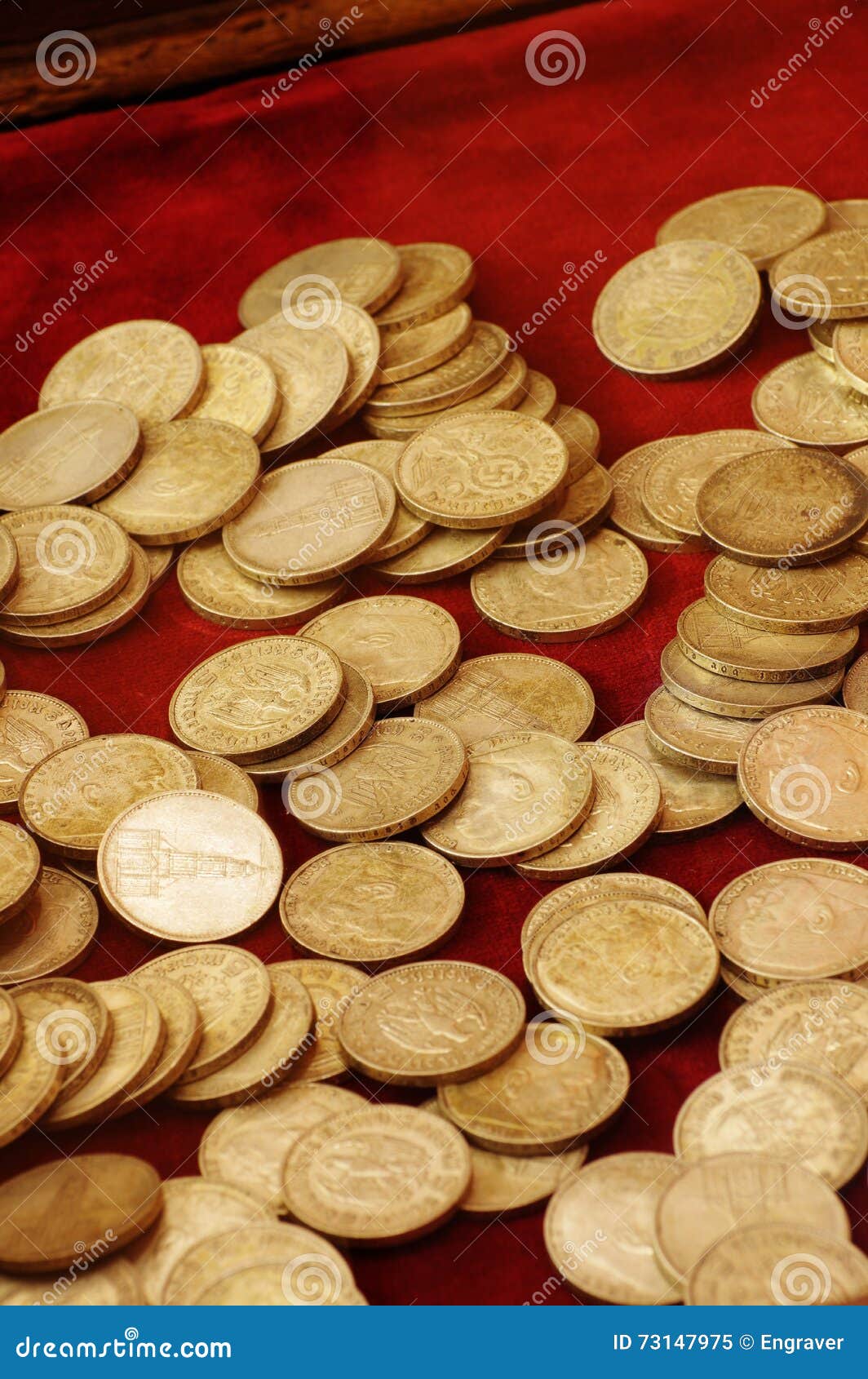 Collection Coins Of Nazi Germany Editorial Photo | CartoonDealer.com ...