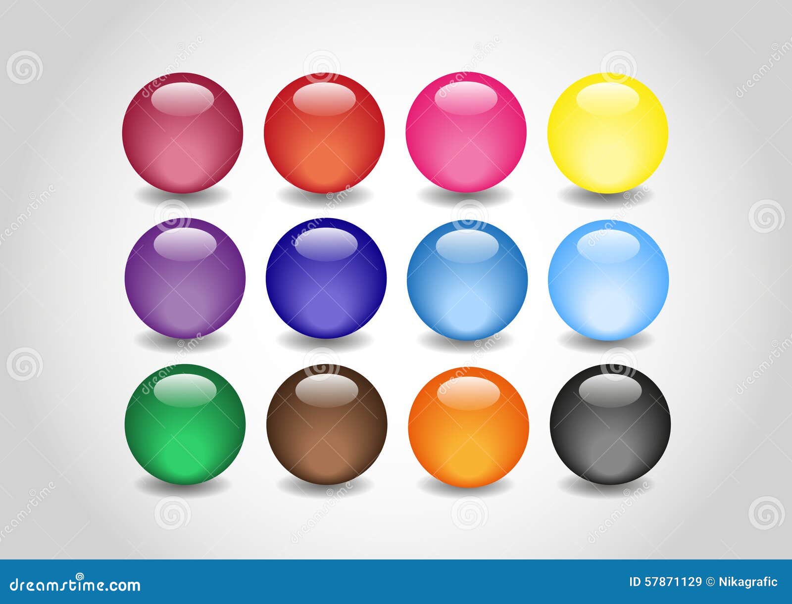Collection Of Color Diagram And Charts Cartoon Vector | CartoonDealer ...