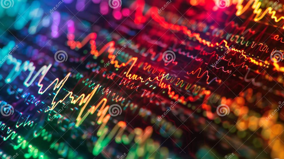 A Collection of Colored Brain Wave Graphs Showing the Patients Progress ...