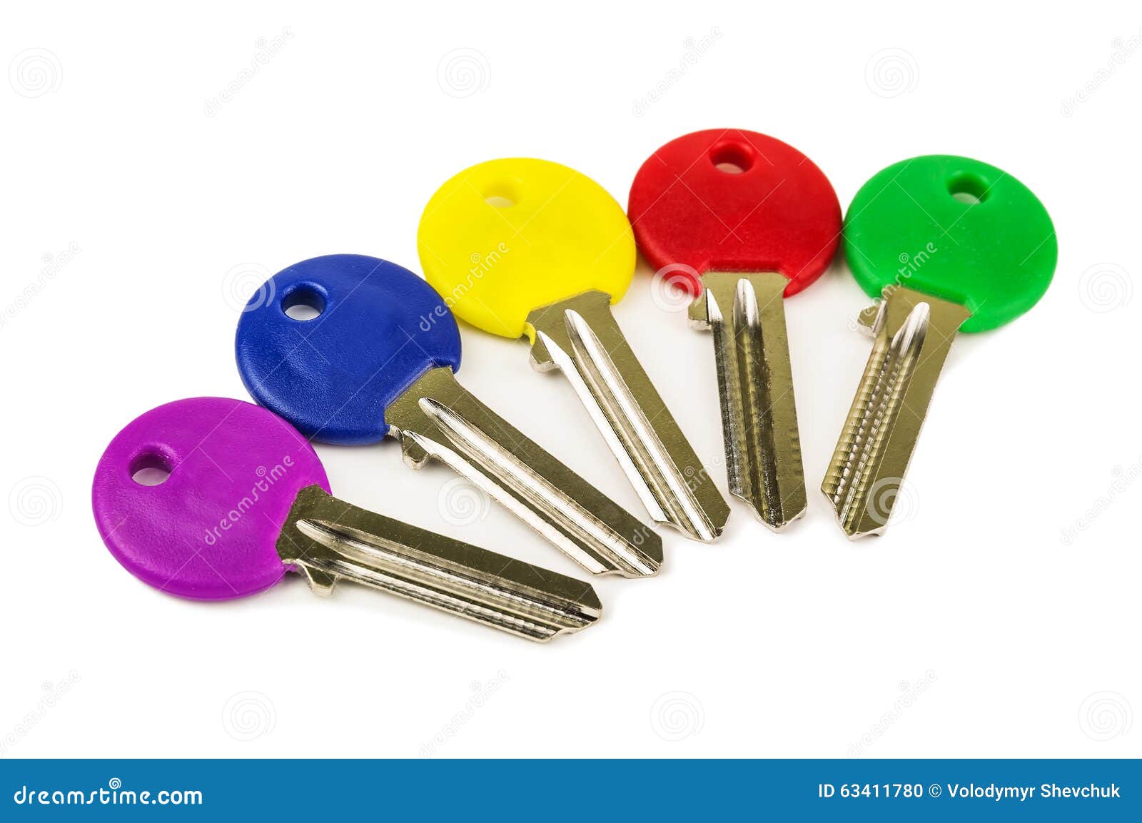 Collection of colored keys stock photo. Image of metallic - 63411780