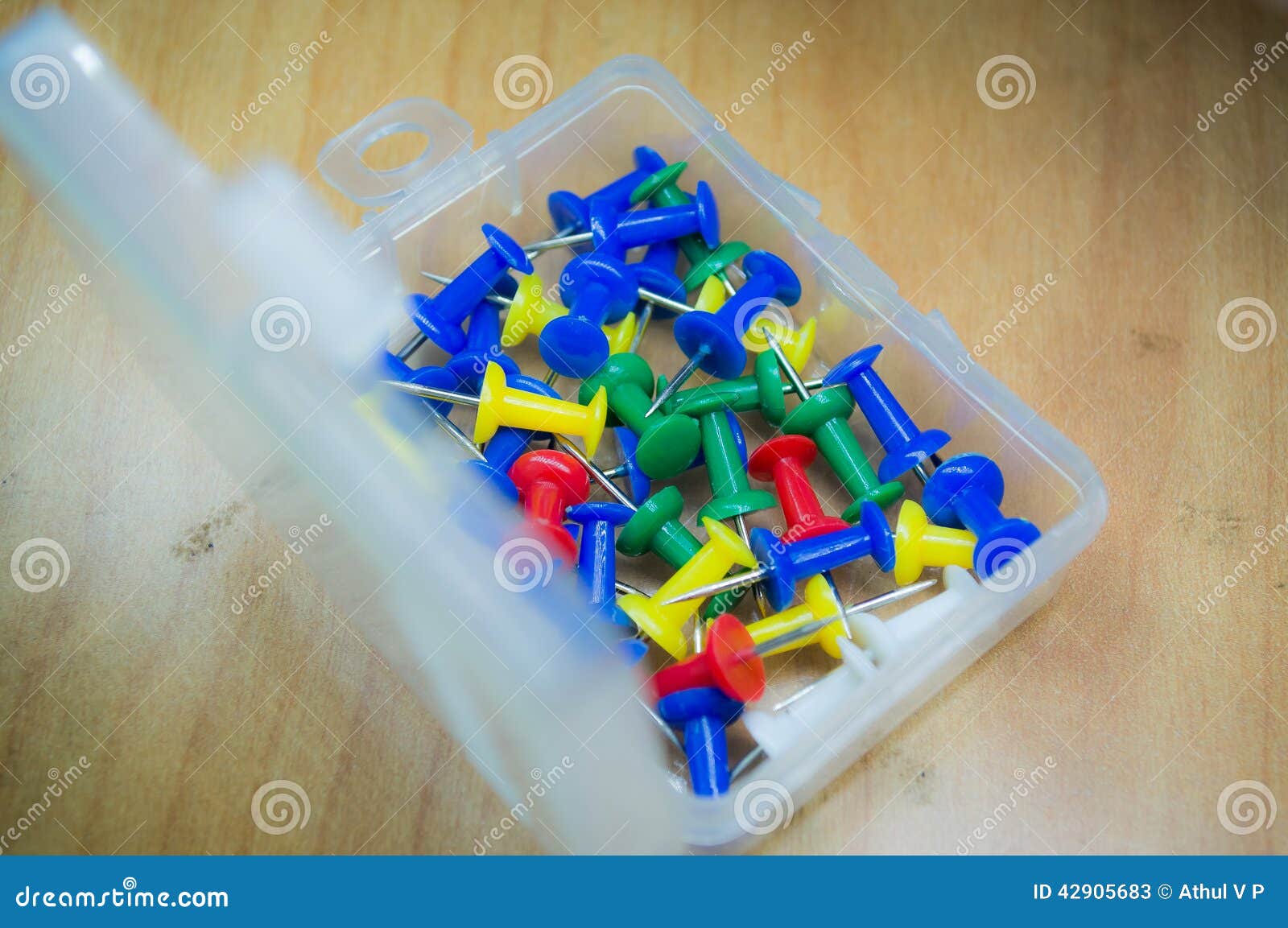 Set Of Collection Of Pins And Nails Over White Isolated Background ...