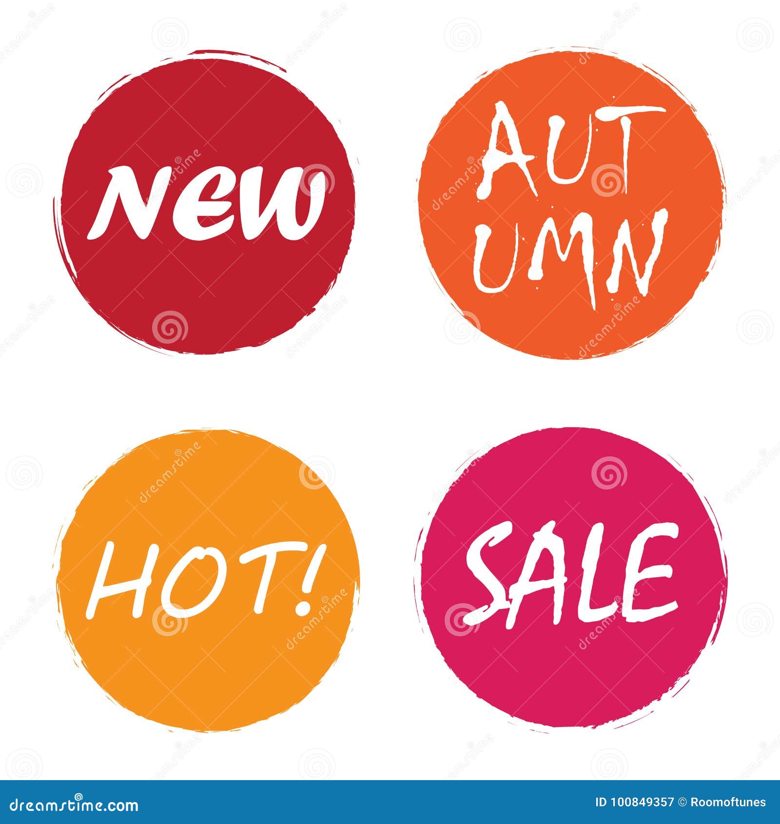 Collection of Colored Spots for Sale Stock Vector - Illustration of ...