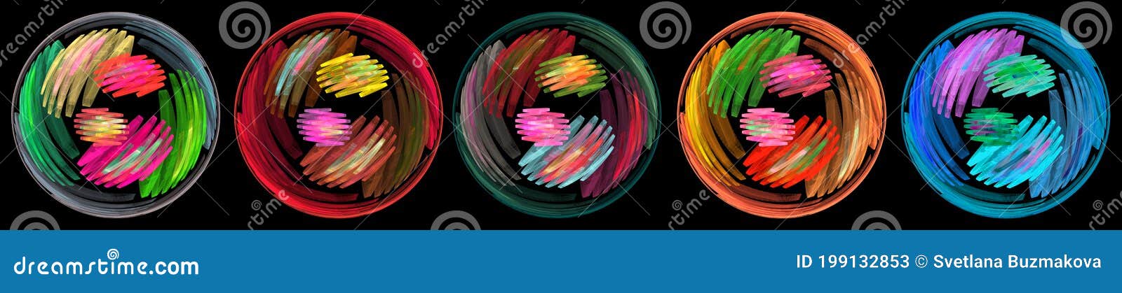 Rotating Balls.optical Illusion Vector Illustration | CartoonDealer.com ...