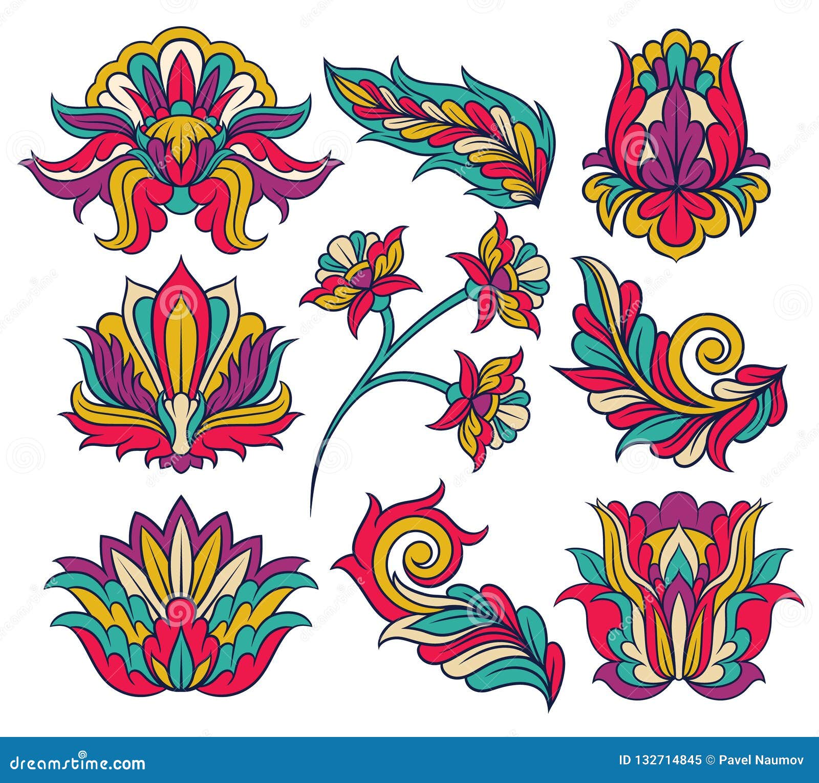 Colourful Indian Patterns And Designs