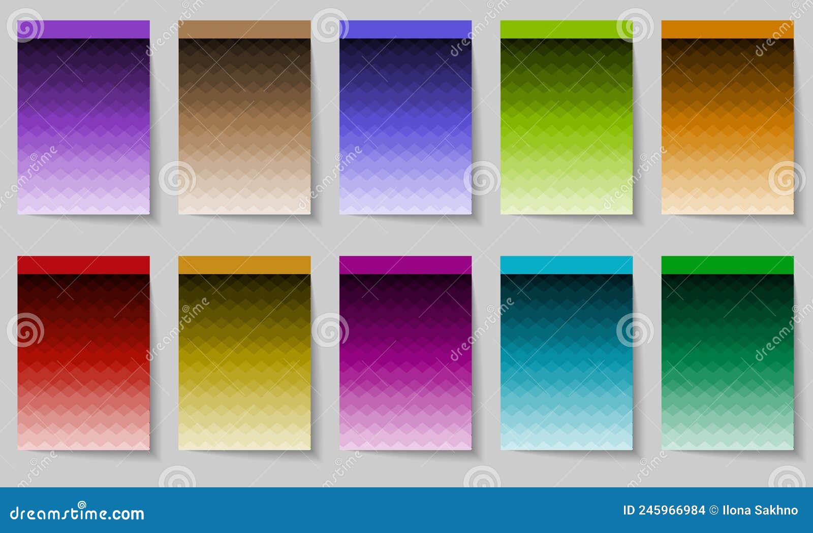 A Collection of Colorful Notepaper Sheets Ready for Your Message ...