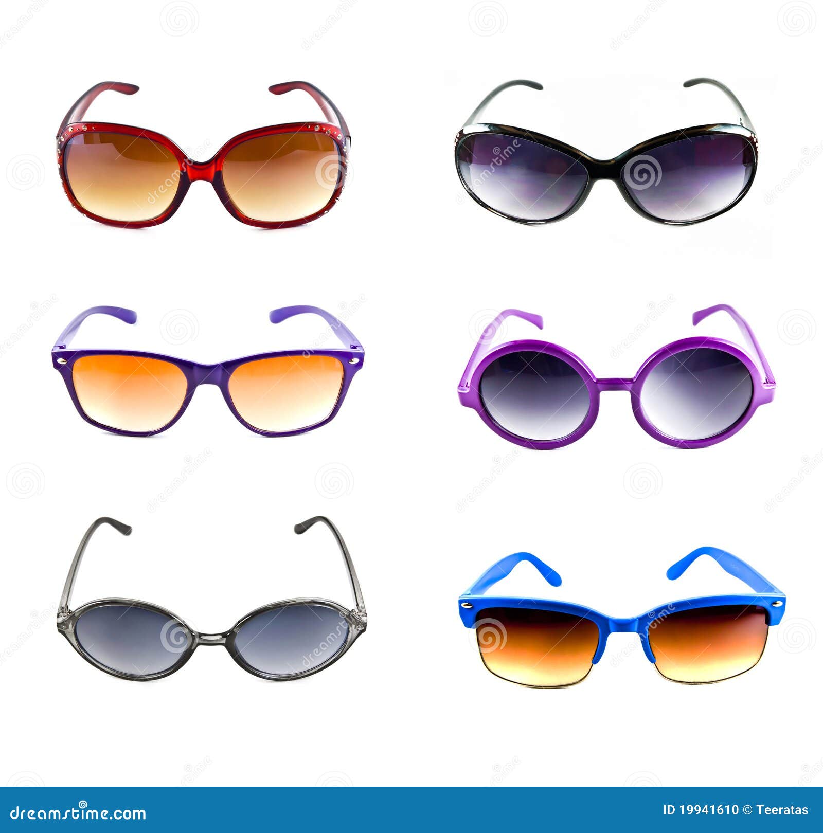 Collection of Colorful Sunglasses Stock Photo - Image of elegance ...