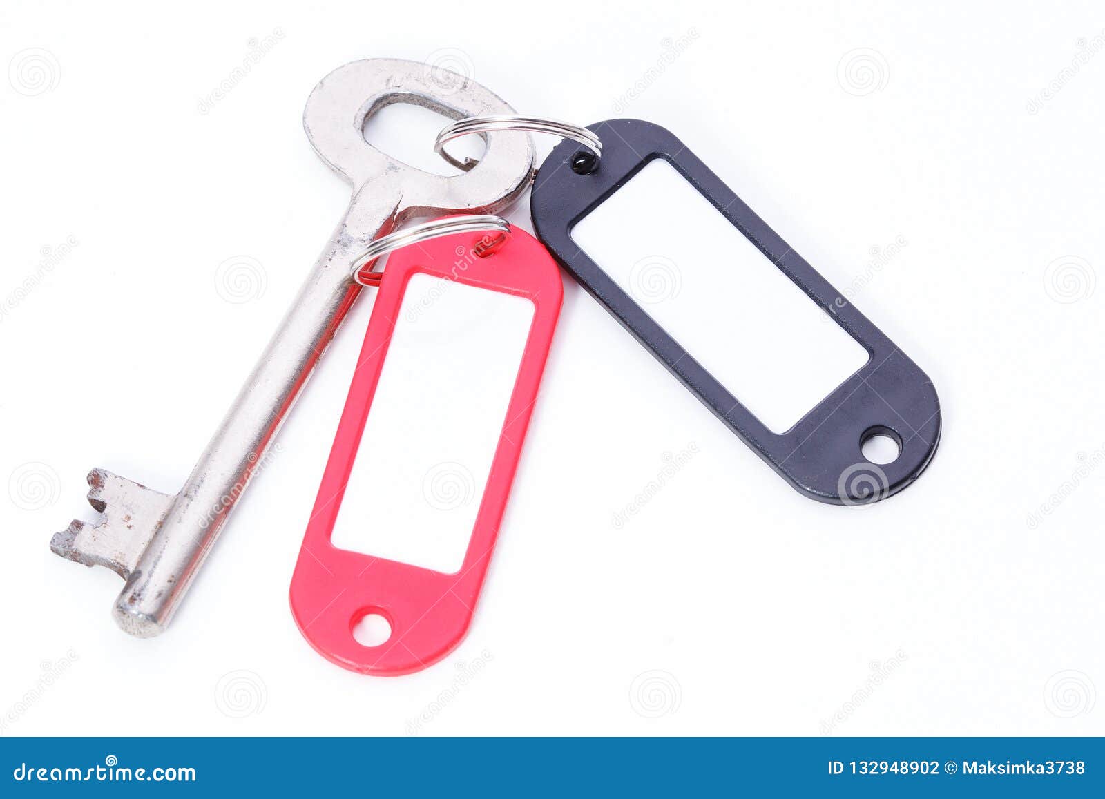 Collection of a Colourful Key Fobs. Stock Photo - Image of chain, blank ...