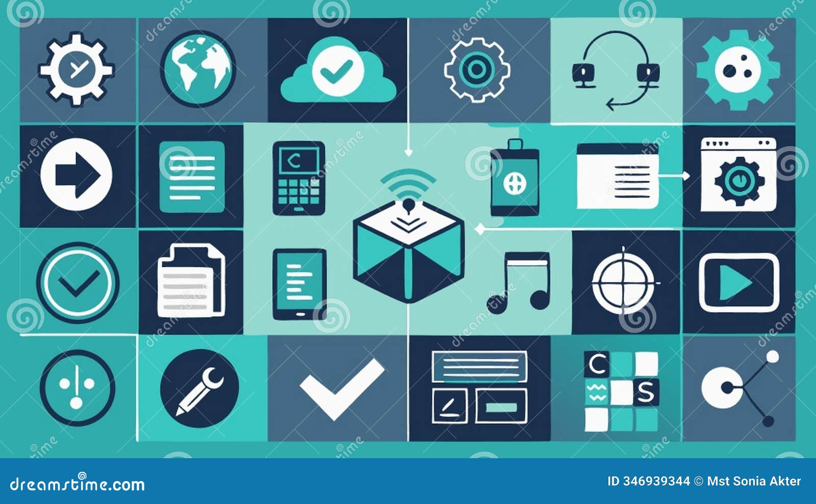 Collection of Connect Icons.Contact Us Icon Set.Contact and ...