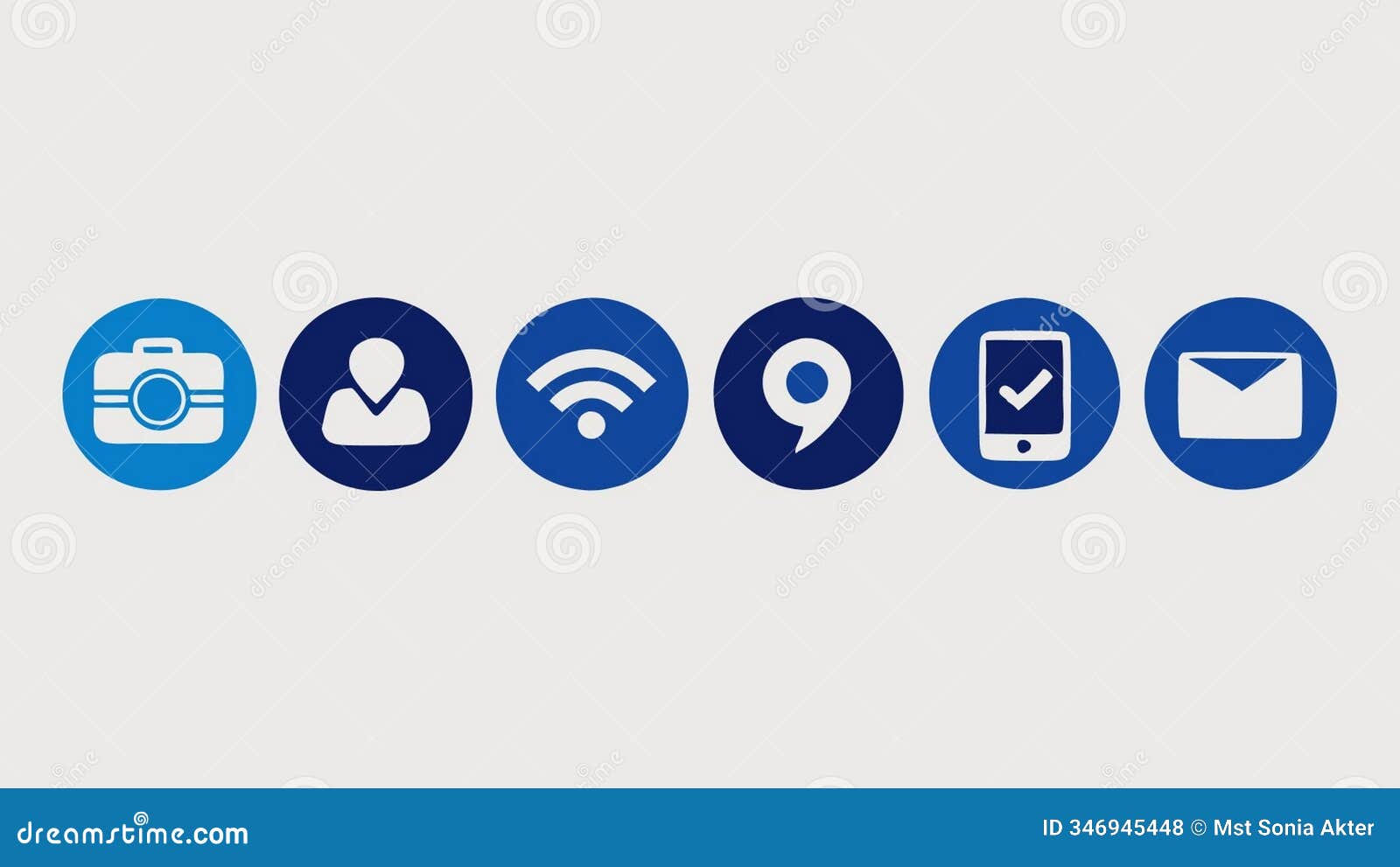 Collection of Connect Icons.Contact Us Icon Set.Contact and ...