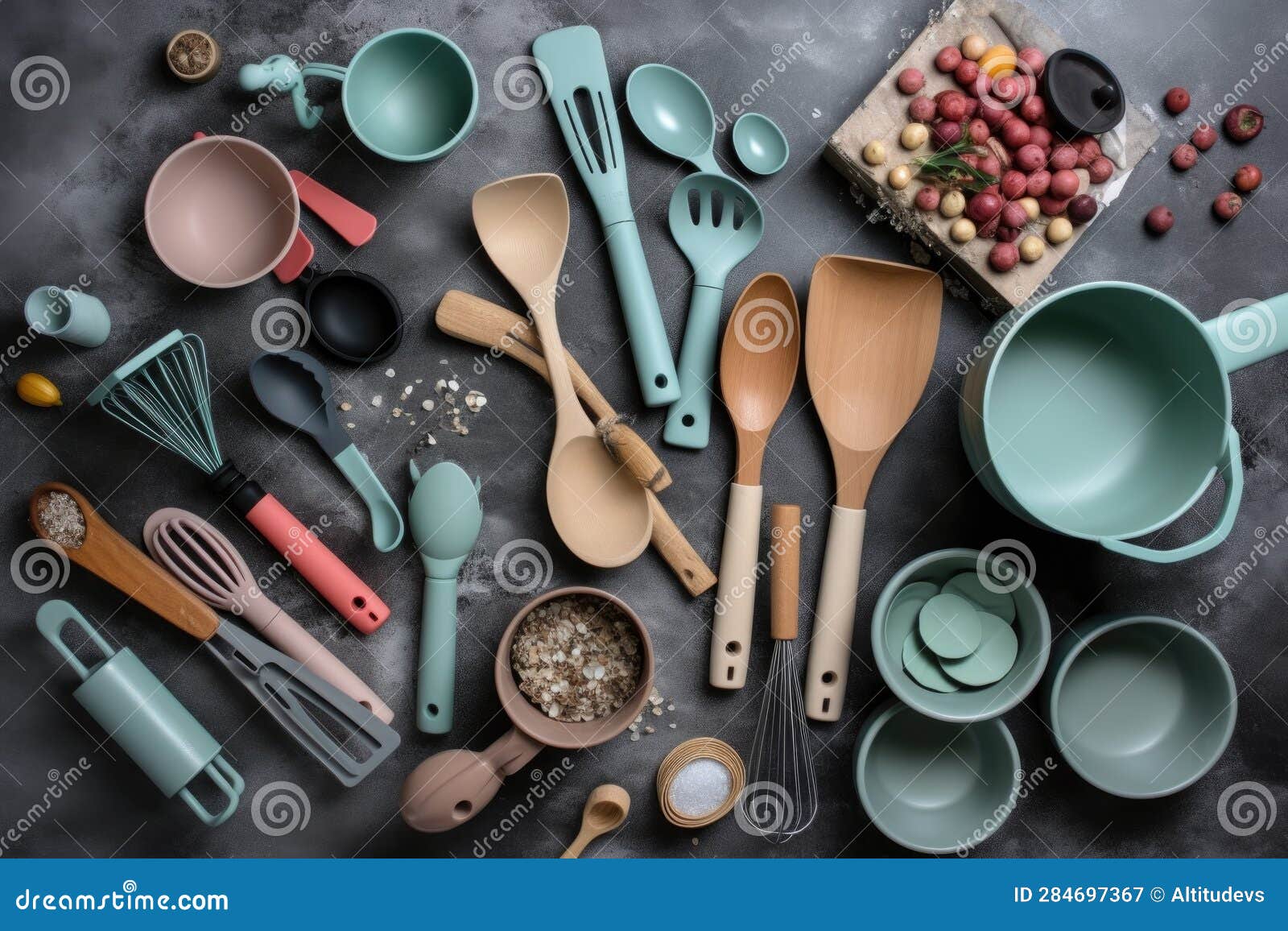 Collection of Cooking Utensils, with Different Designs, Shapes and ...