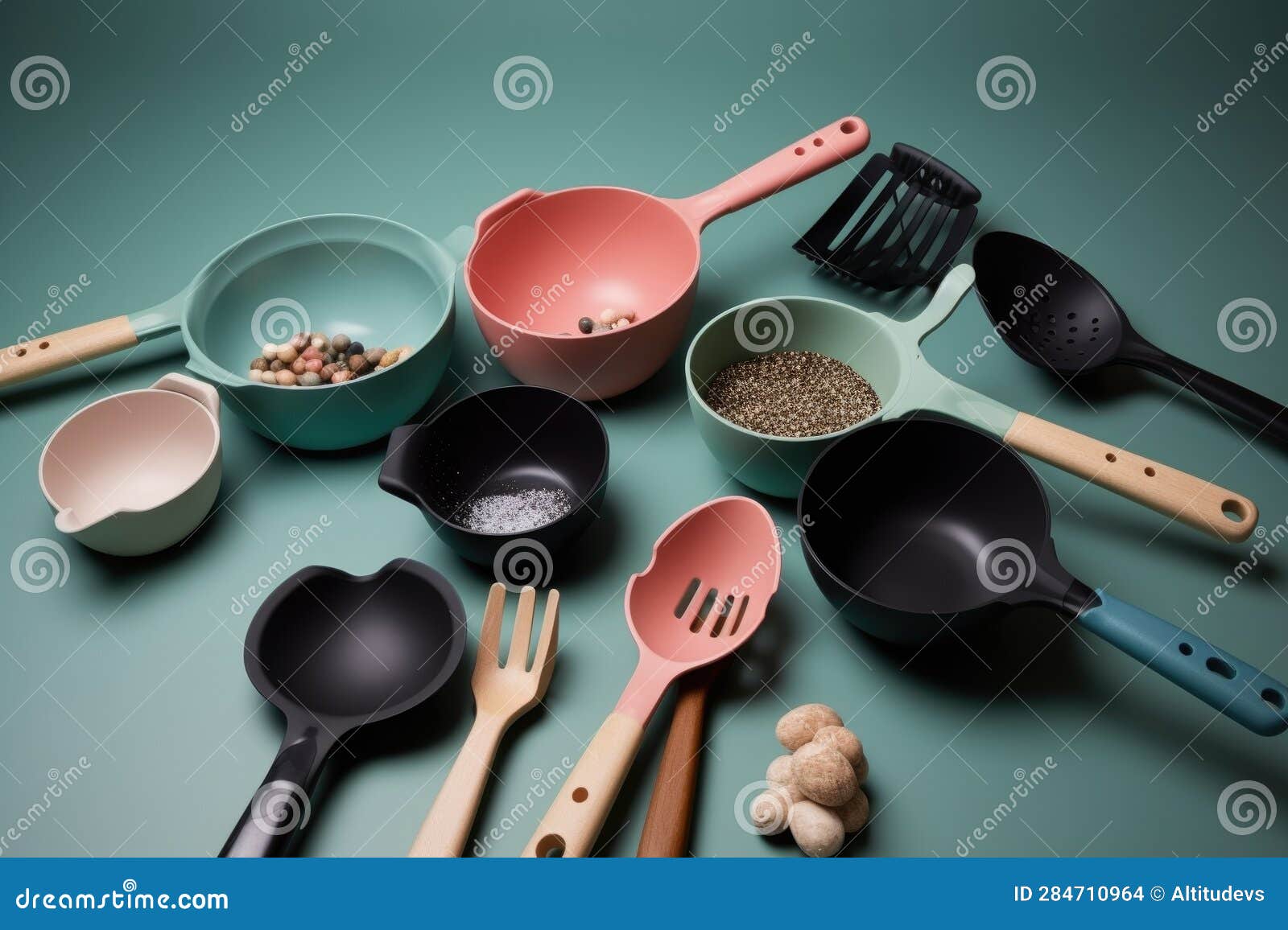 Collection of Cooking Utensils, with Different Designs, Shapes and ...