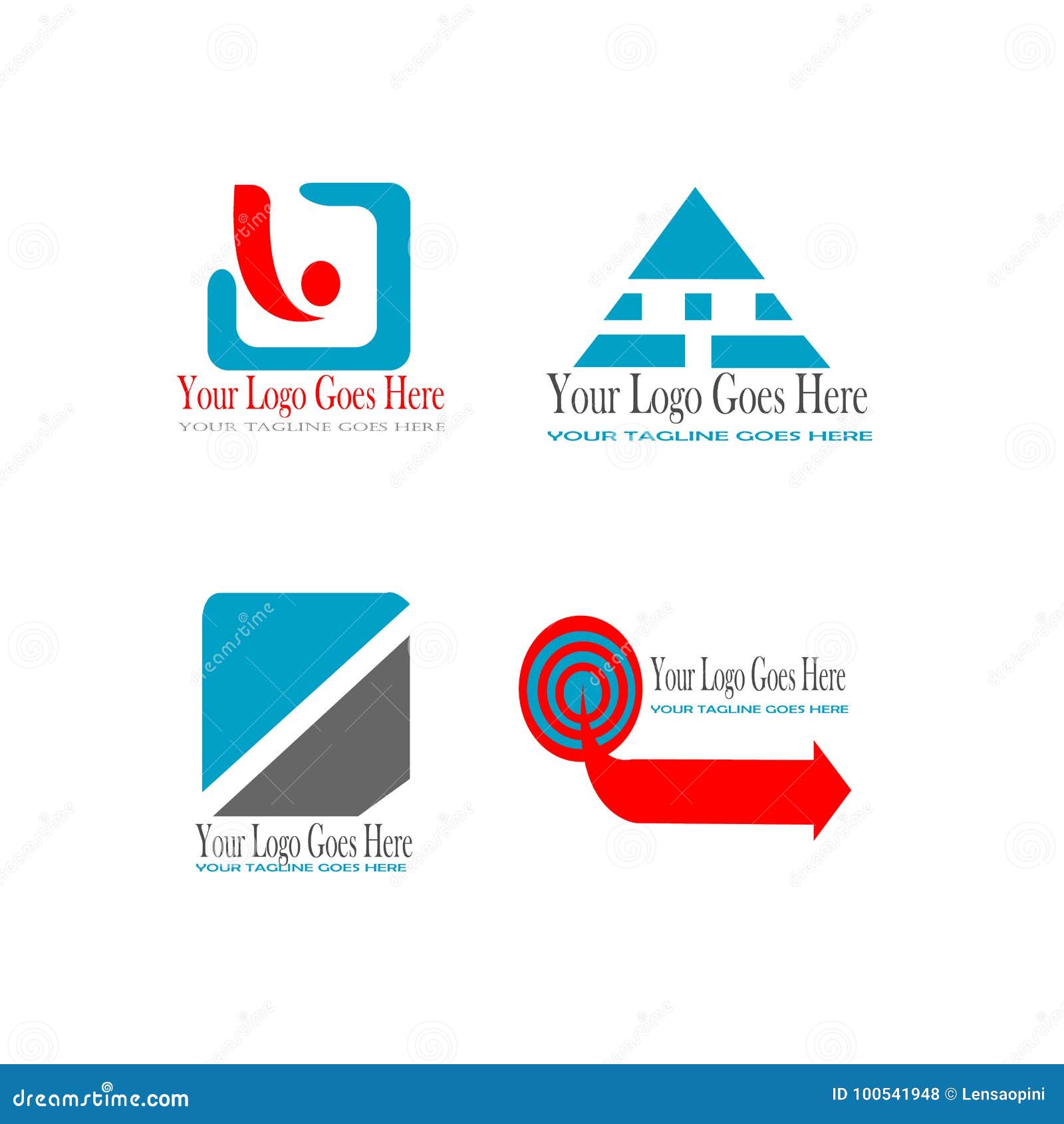 Collection of Creative Logo Template Design Stock Vector - Illustration ...