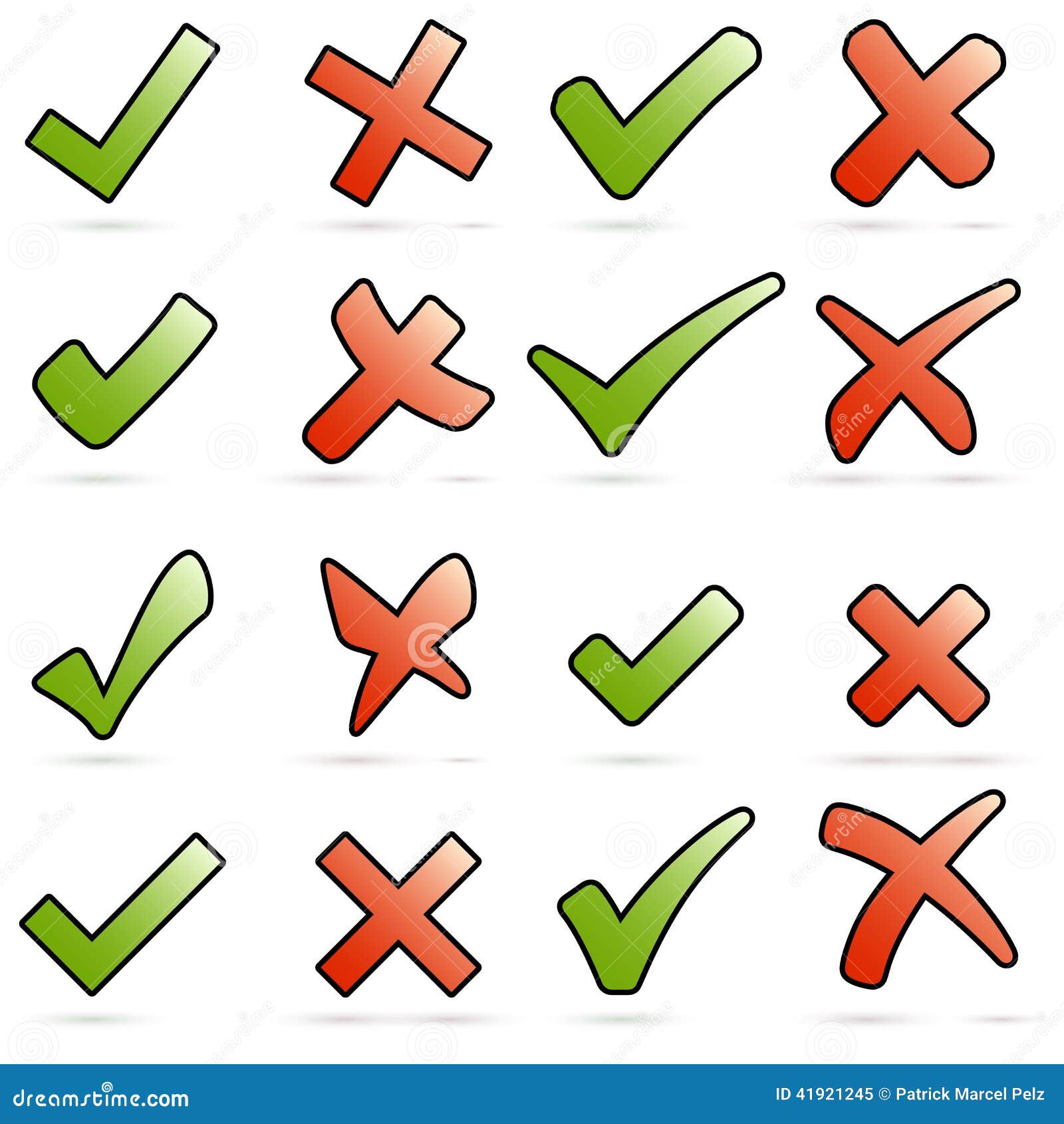 Collection of Crosses and Hooks Stock Vector - Illustration of crossed ...