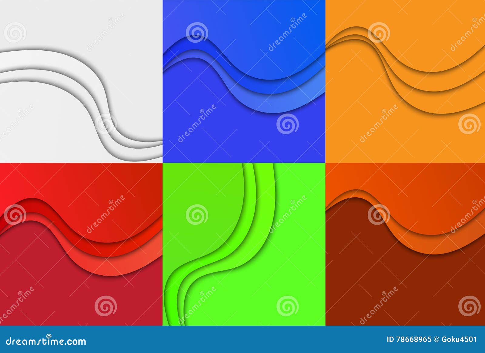 Curvy Abstract Background Cartoon Vector | CartoonDealer.com #25709293