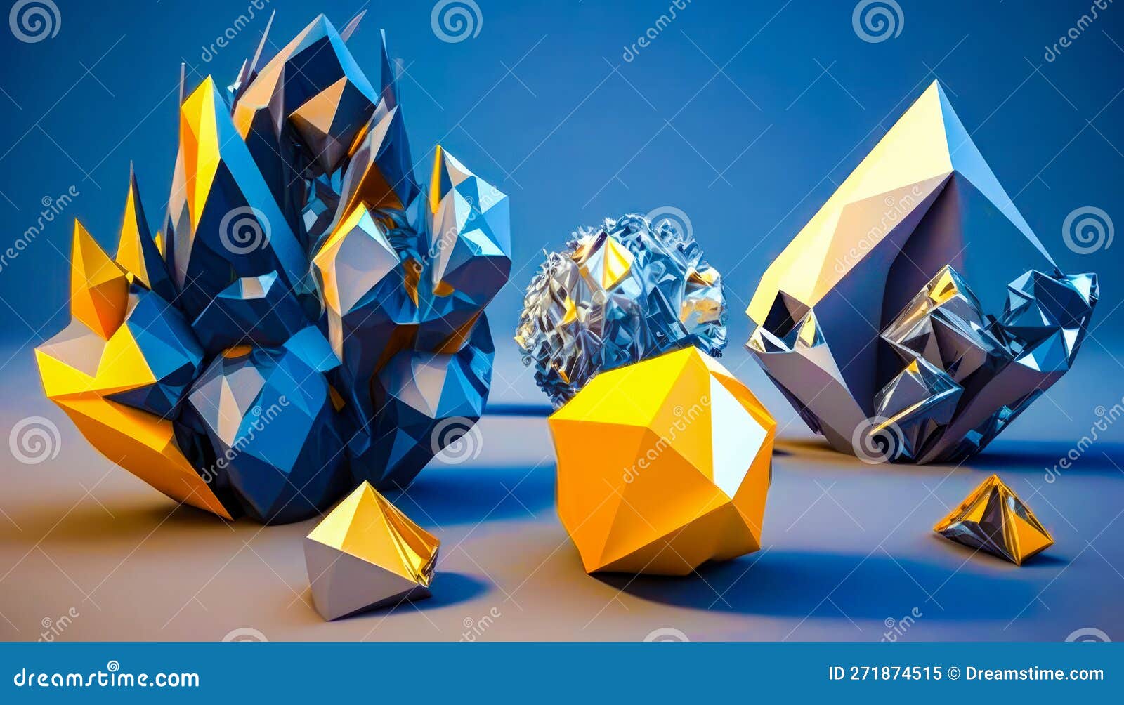 Collection of 3d Models of Different Shapes and Sizes. Generative AI ...