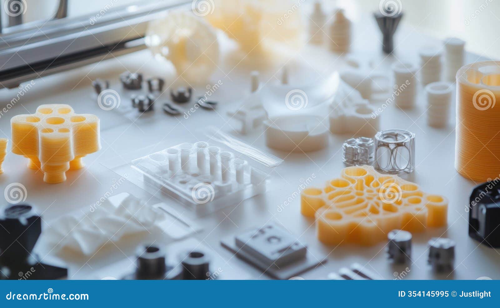 Collection of 3d Printed Objects Illustrating Additive Manufacturing ...