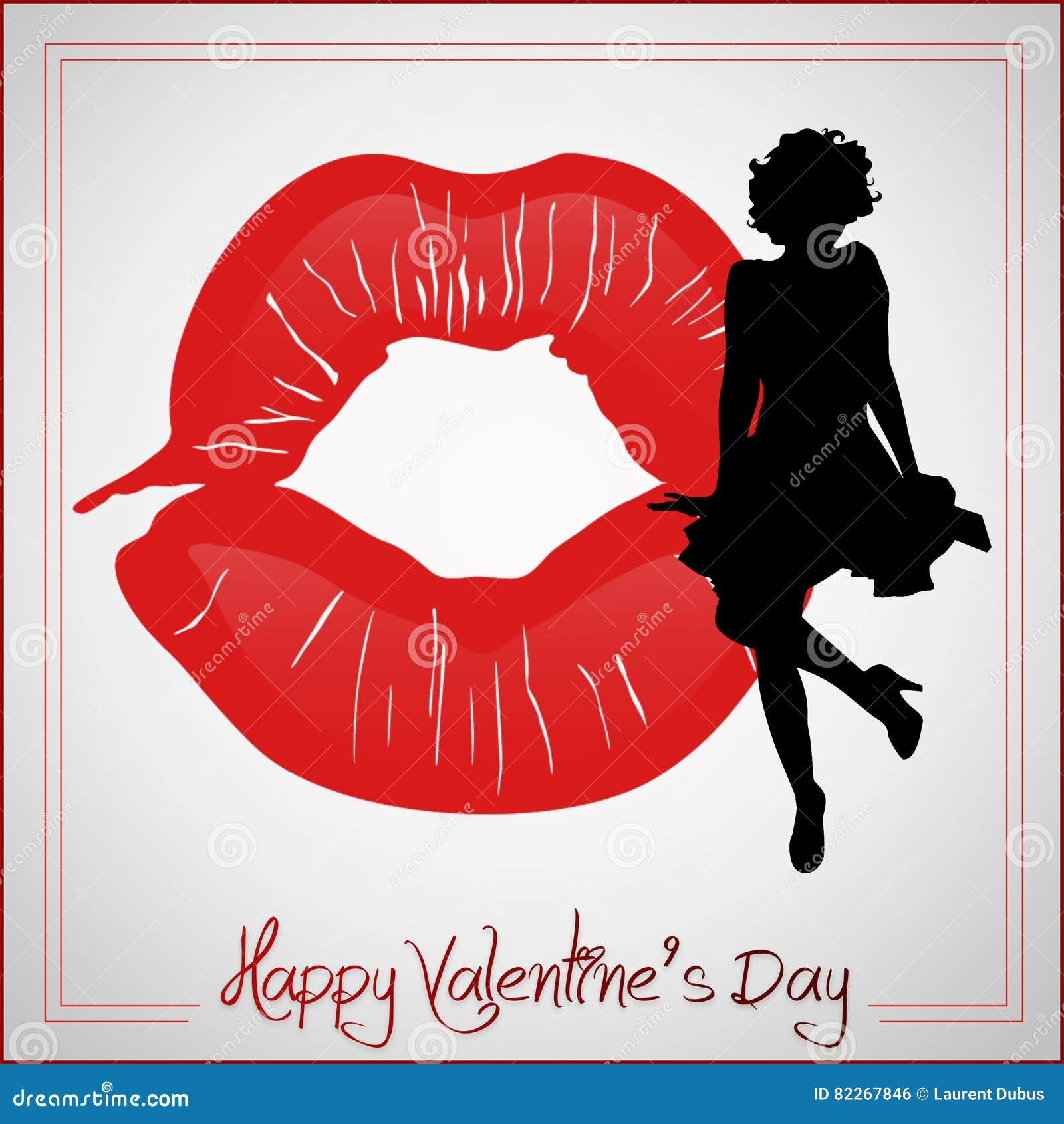 Collection De Rouge De Baiser Illustration Stock - Illustration du ...