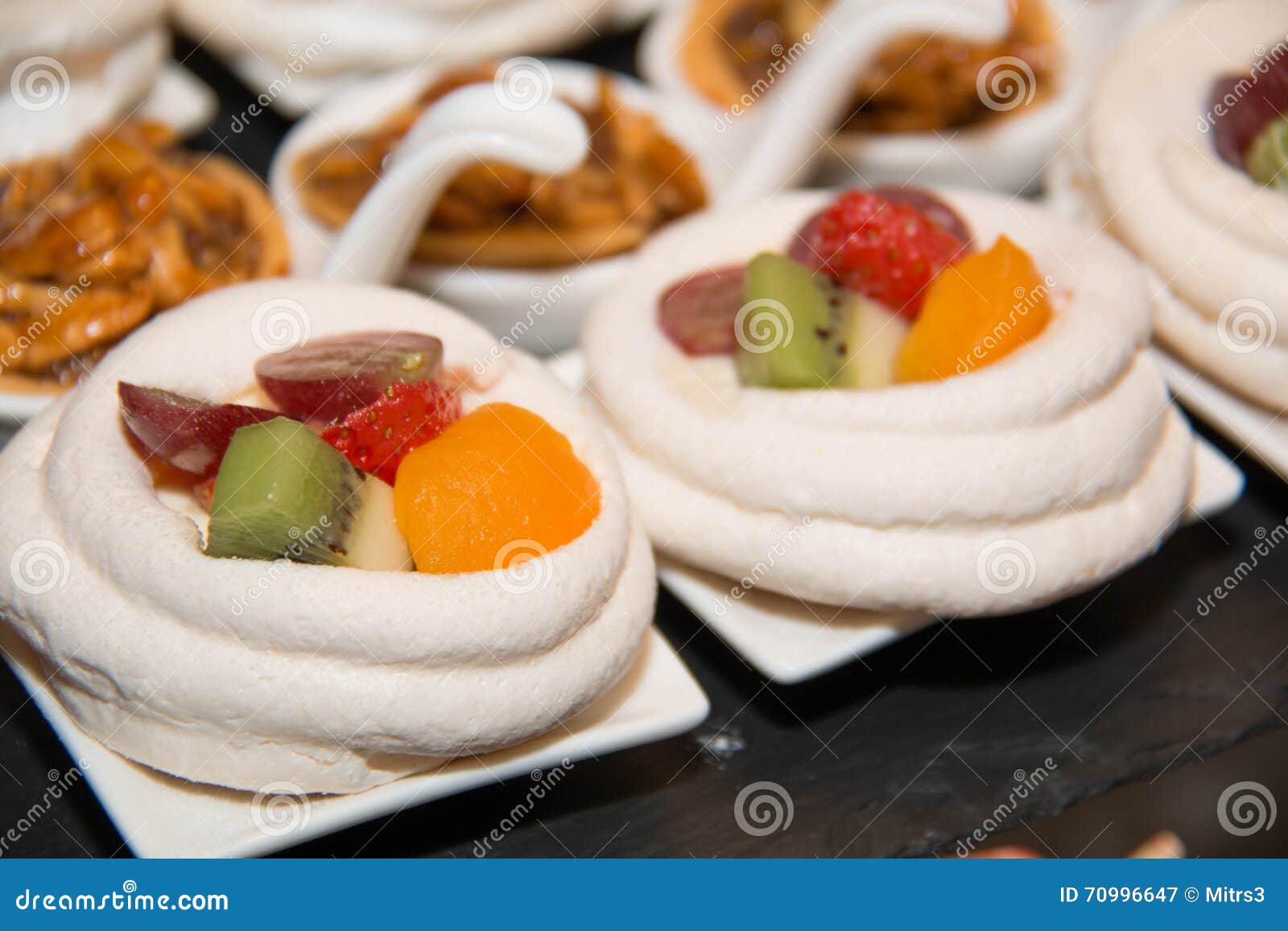 Collection of Delicious Assorted Mini Dessert Stock Image - Image of ...
