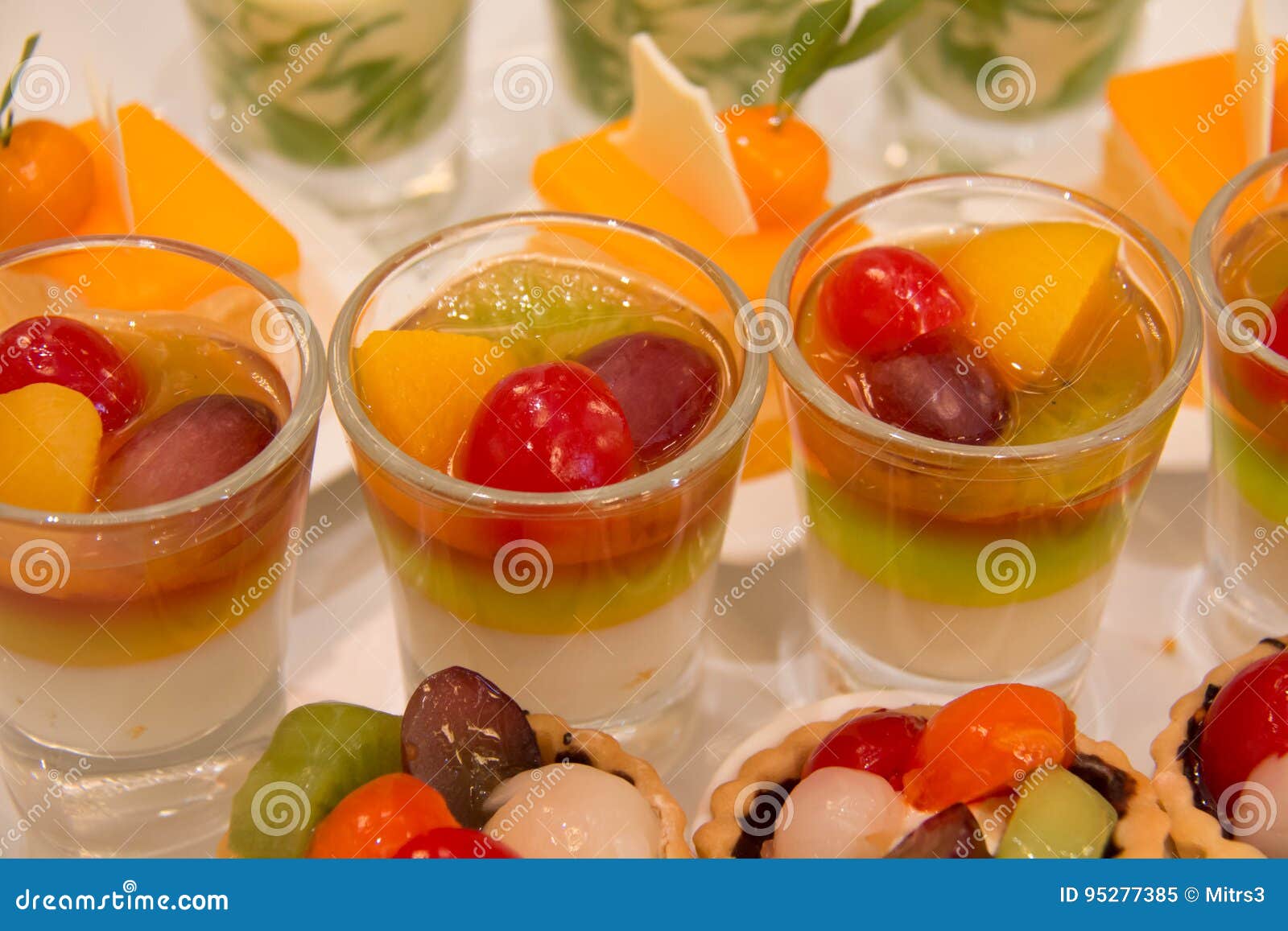 Collection of Delicious Assorted Mini Dessert Stock Image - Image of ...