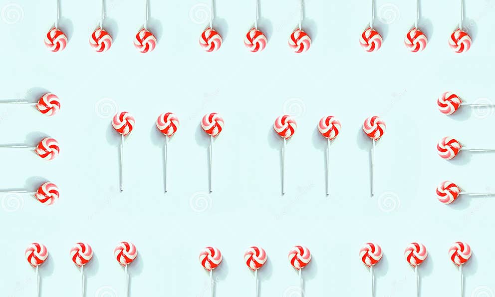 A Collection of Delicious Sucking Sweets. Stock Image - Image of empty ...