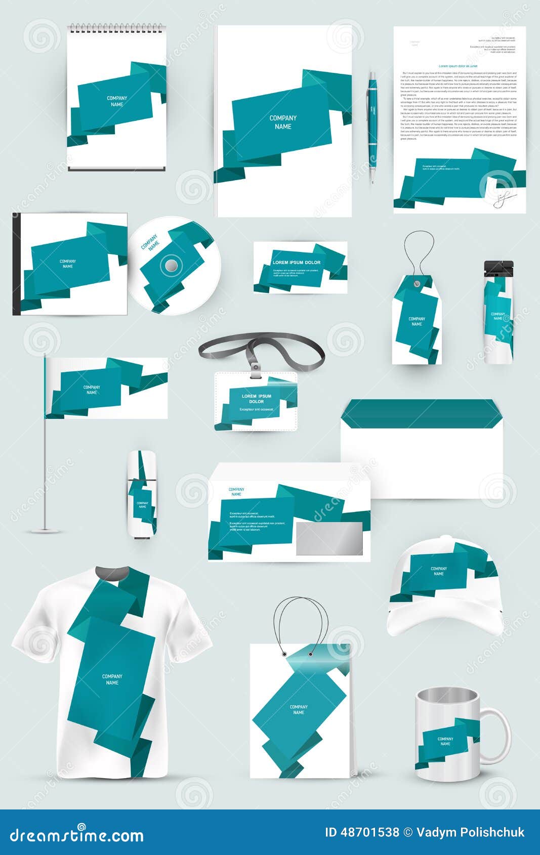 Collection of Design Elements for Corporate Identity Business ...