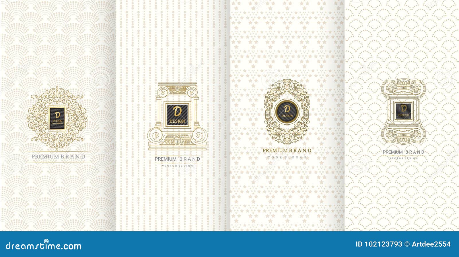 Collection Of Design Elements,labels,icon,frames, For Packaging,design ...