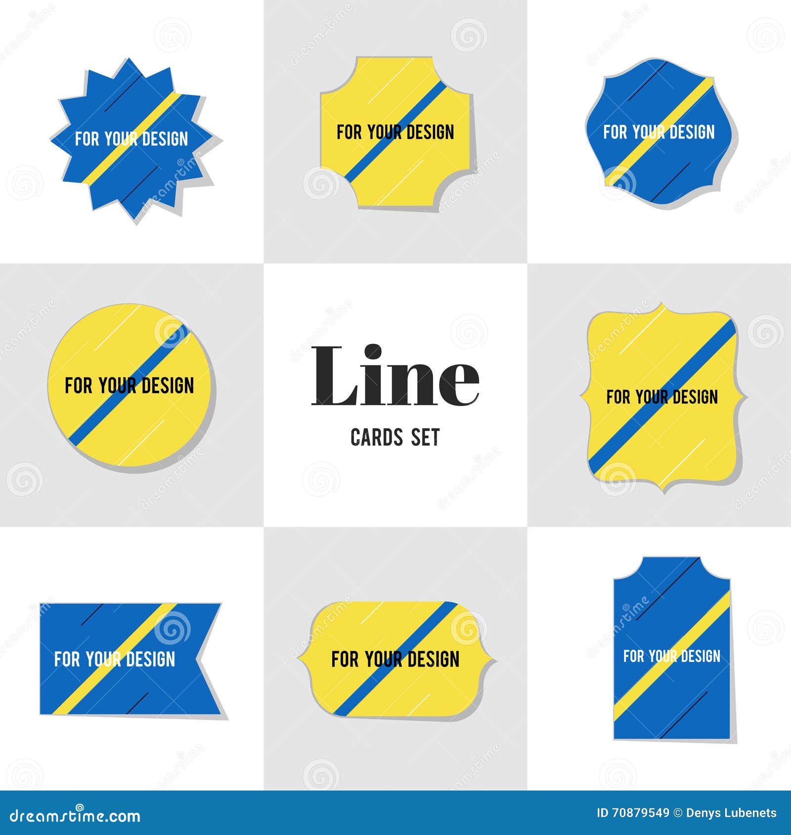 Collection Diagonal Line for Your Design Cards Stock Vector ...