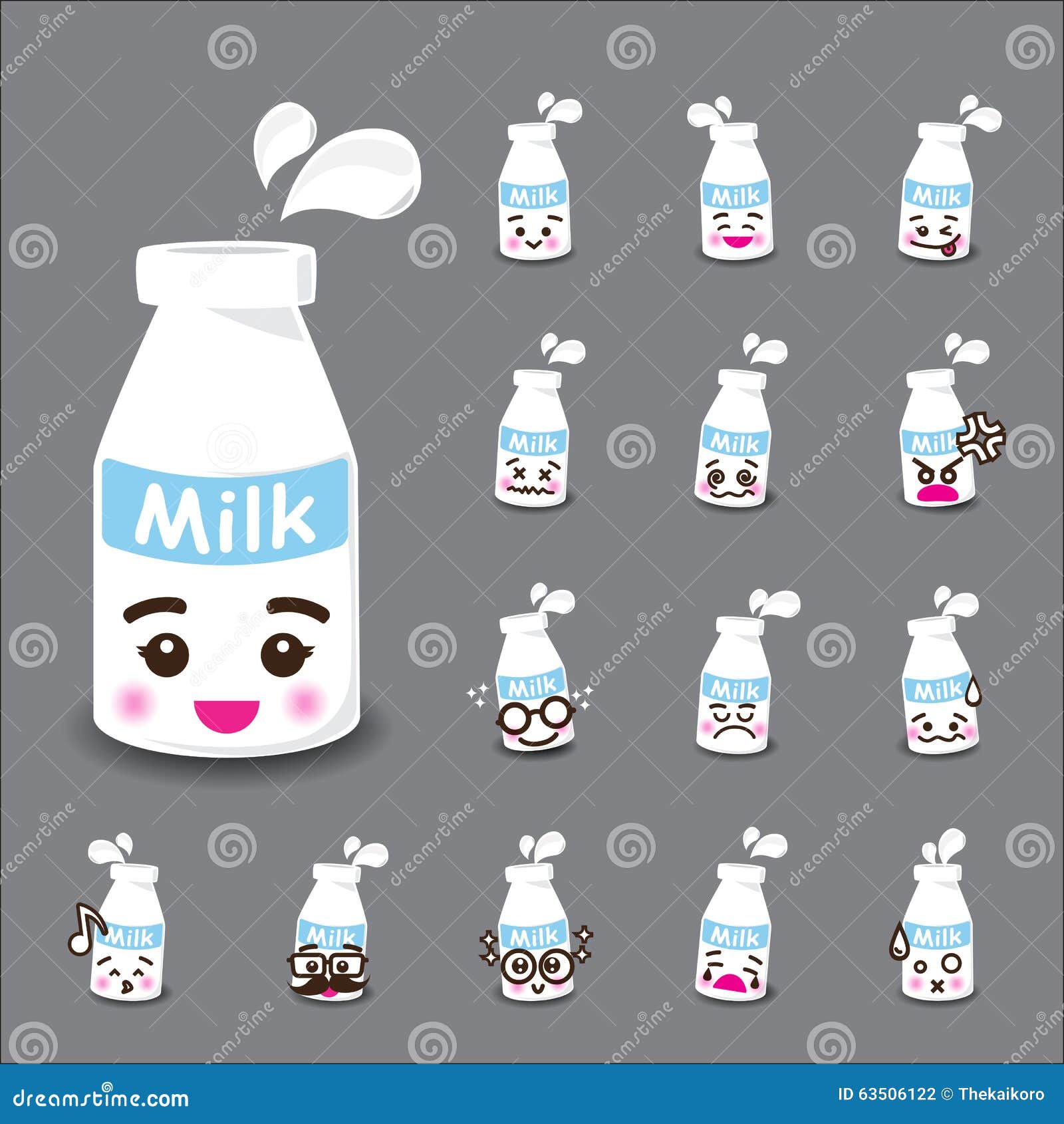 Jug Of Milk Cartoon Stock Photo | CartoonDealer.com #38068446