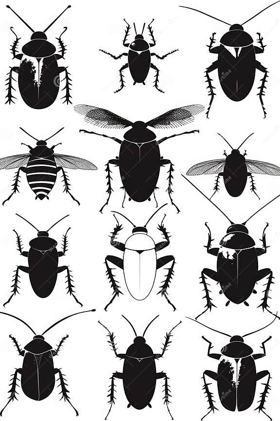 A Collection of Different Bug Types Stock Photo - Image of wildlife ...