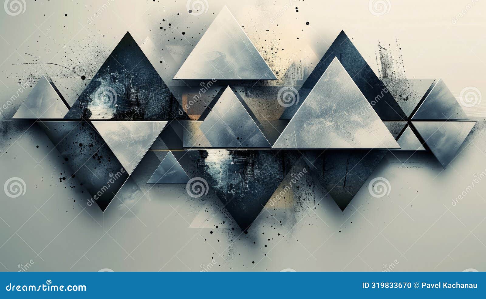 A Collection of Different Geometric Shapes Organized in a Symmetric ...