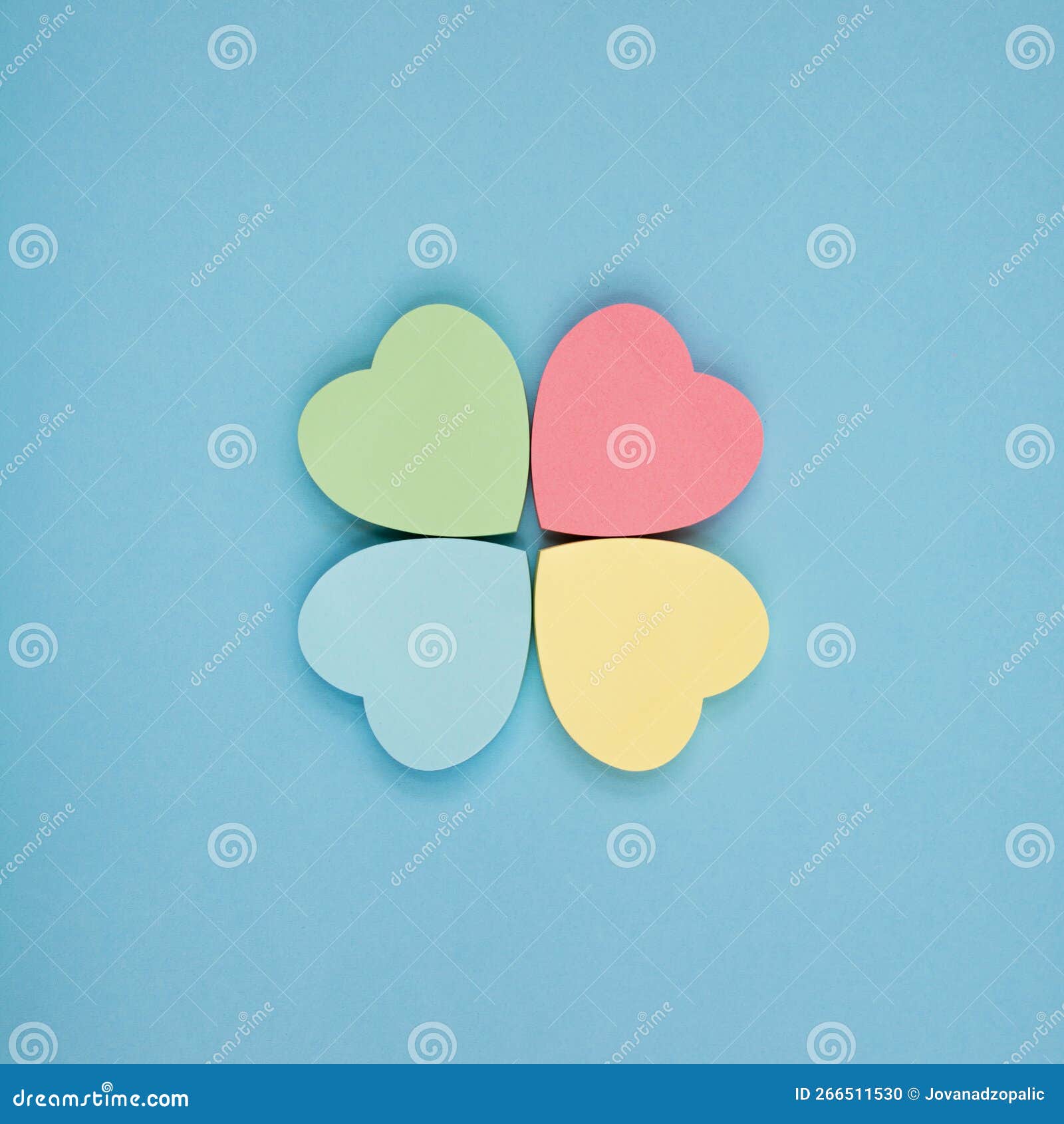 Collection of Different Heart Past Sheets of Note Papers Ready for Your ...