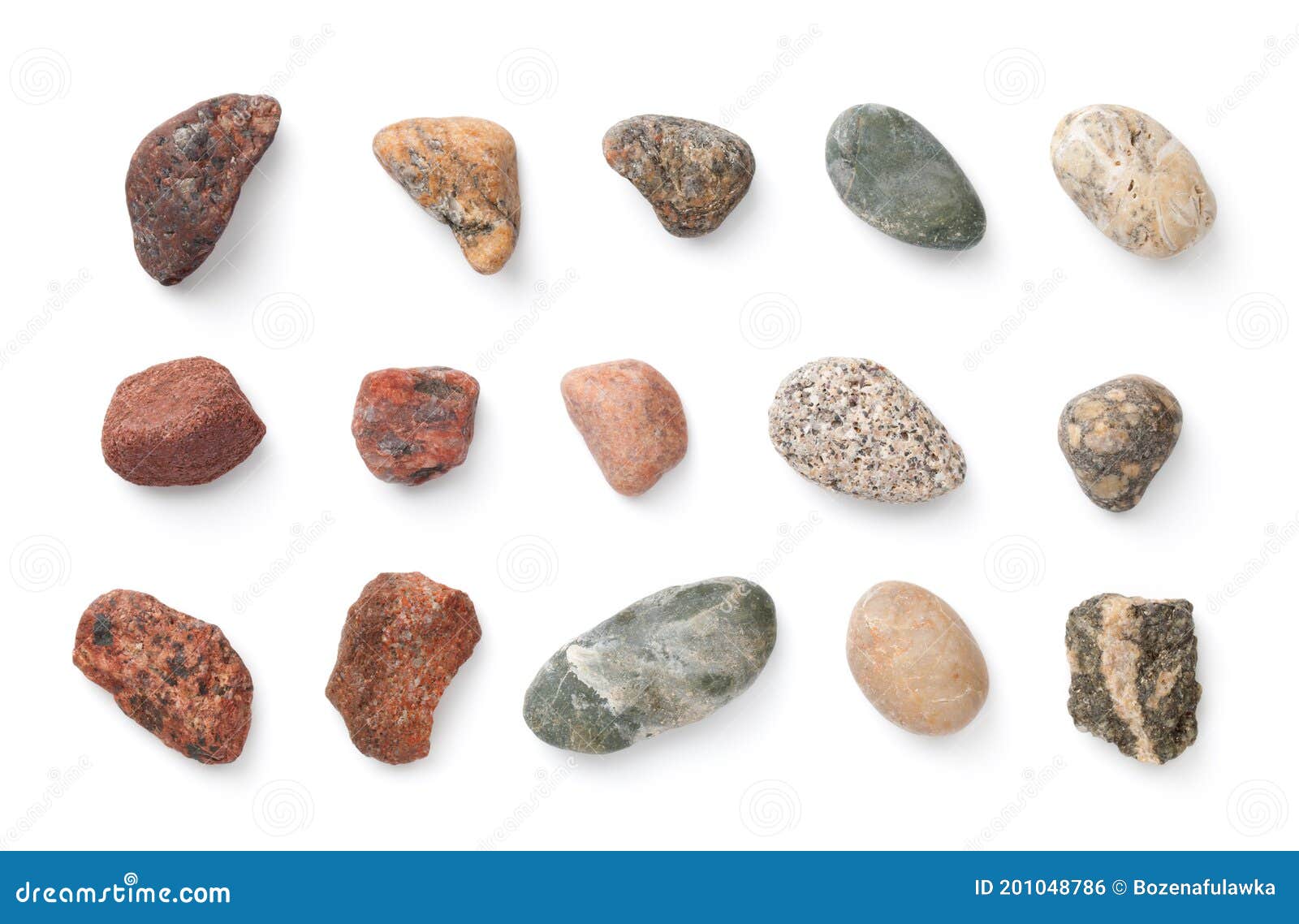 Collection of Different Kind Stones Stock Photo - Image of texture ...