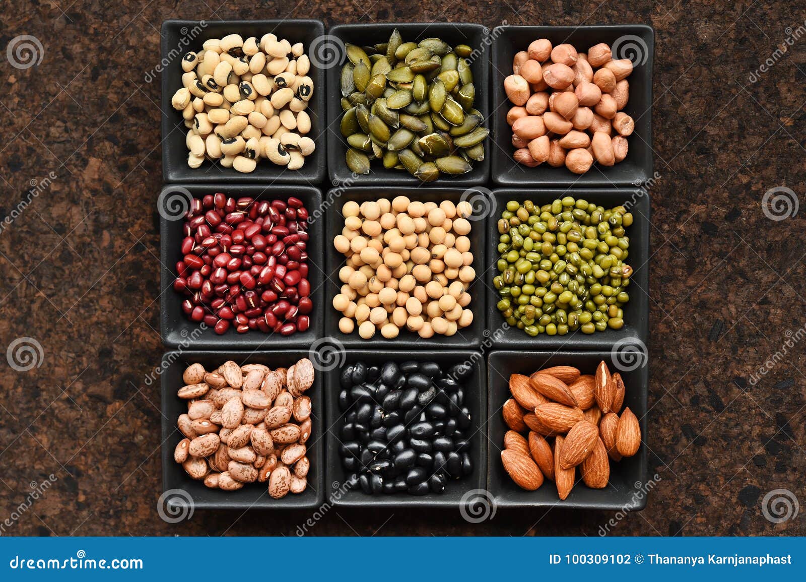 Collection of Different Legumes Stock Photo - Image of healthy, laird ...