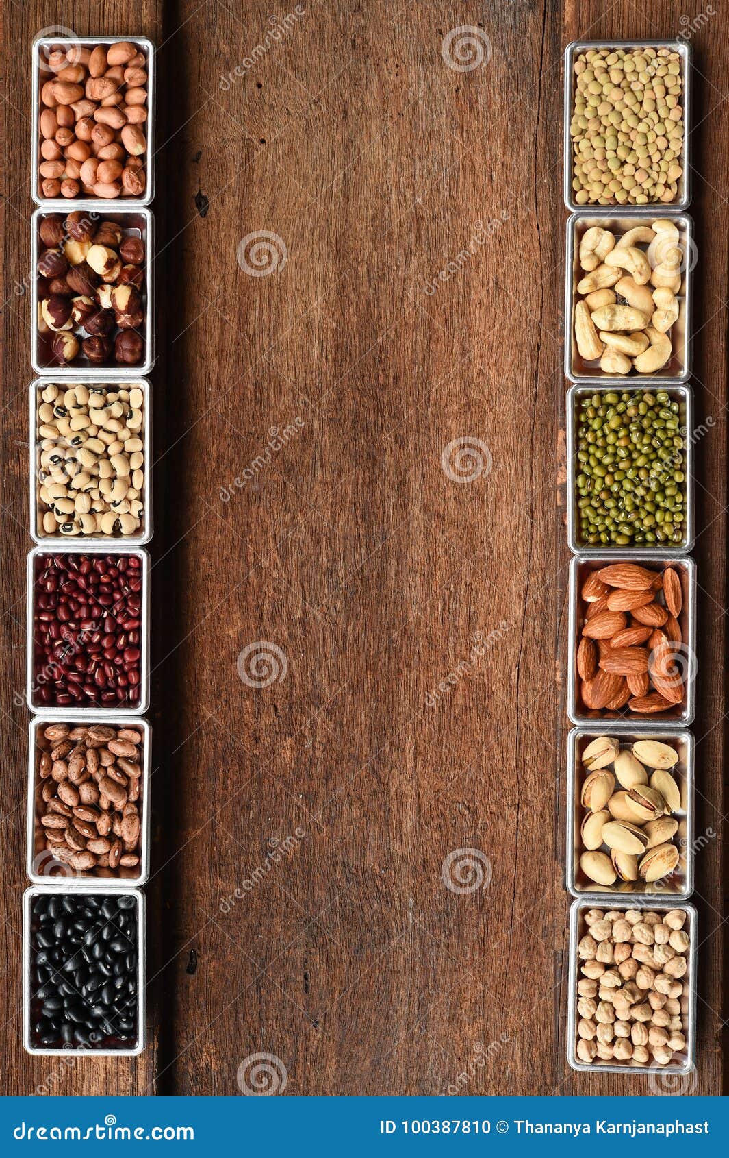 Collection of Different Legumes Stock Photo - Image of brown, lentils ...