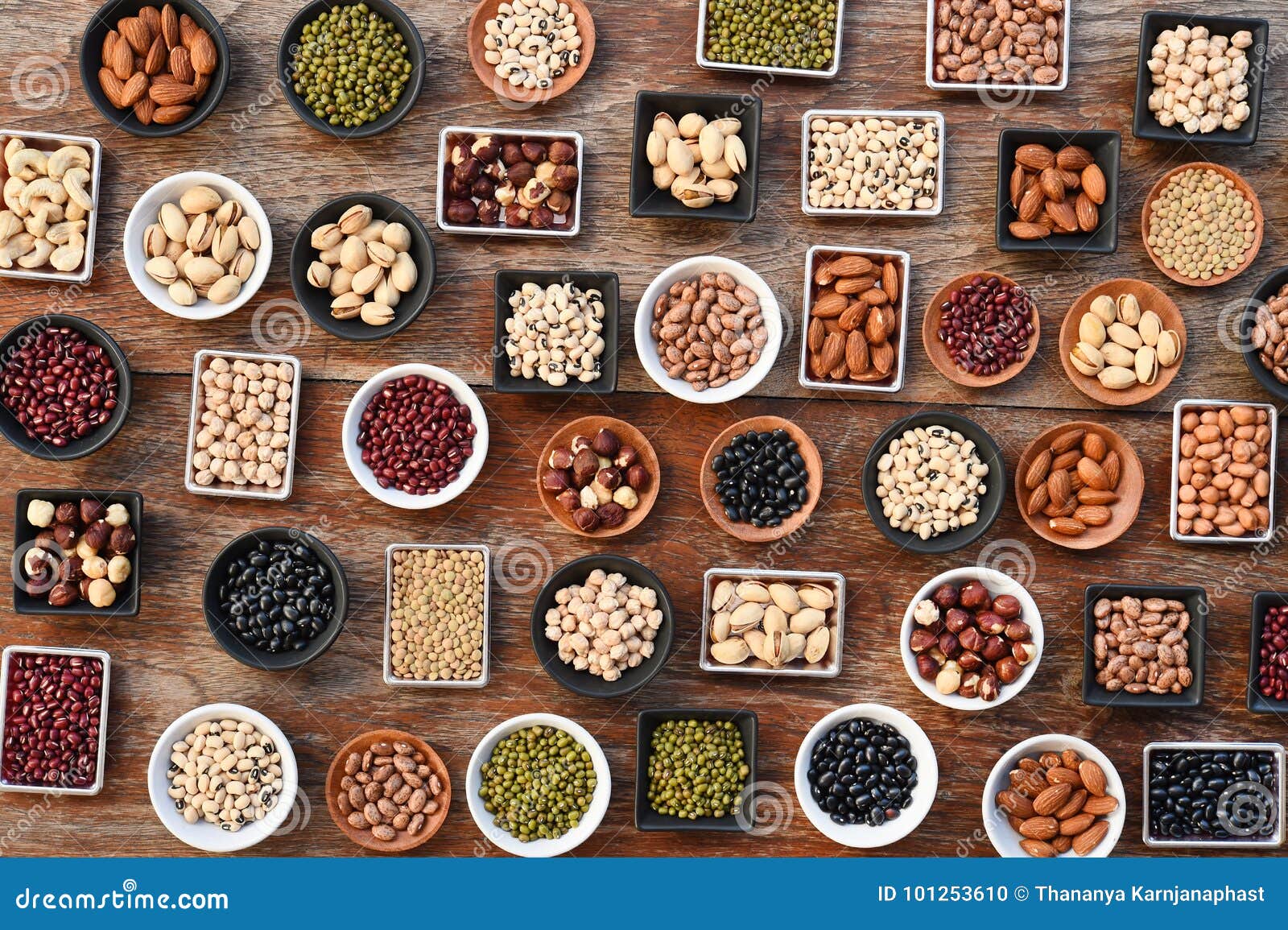 Collection of Different Legumes Stock Photo - Image of bean, legume ...