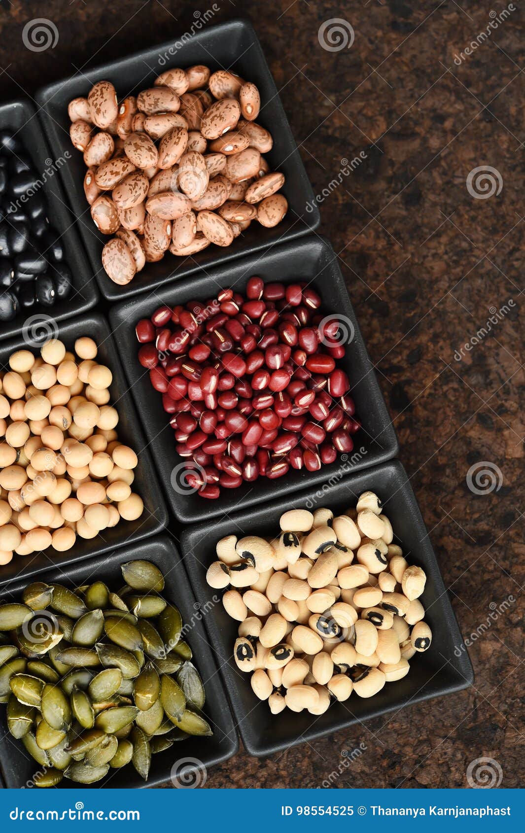 Collection of Different Legumes Stock Image - Image of bowl, assortment ...