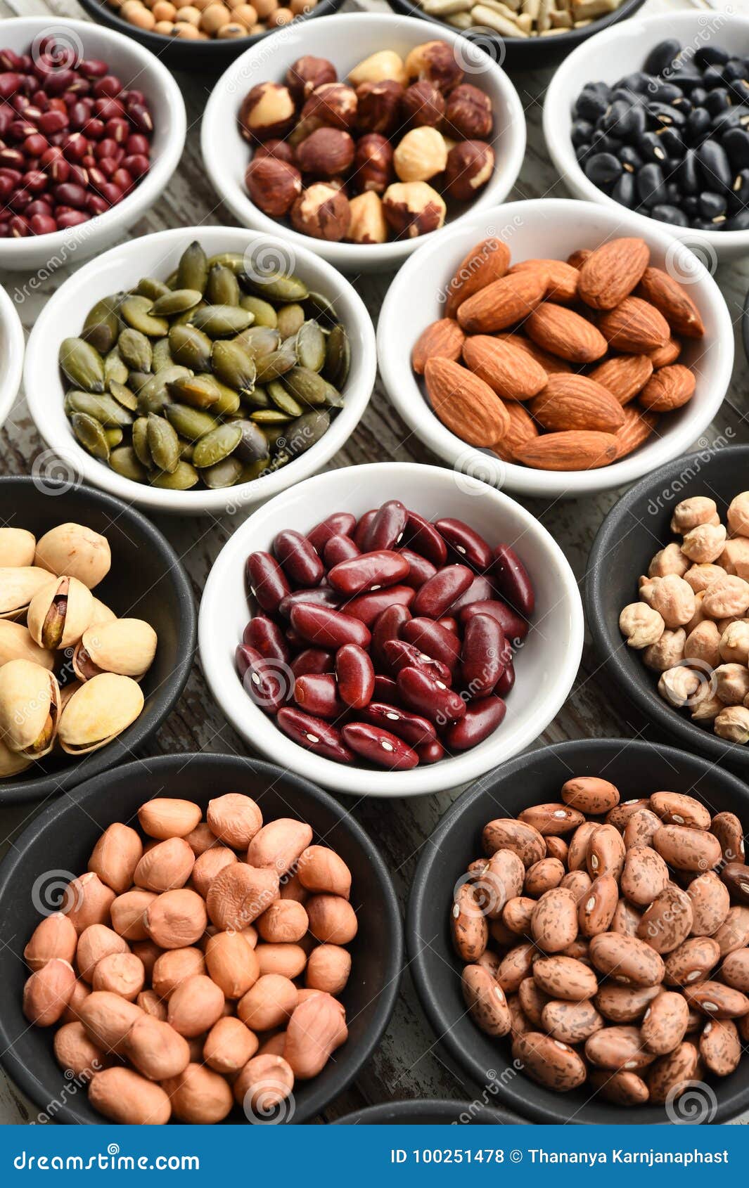 Collection of Different Legumes Stock Photo - Image of background ...