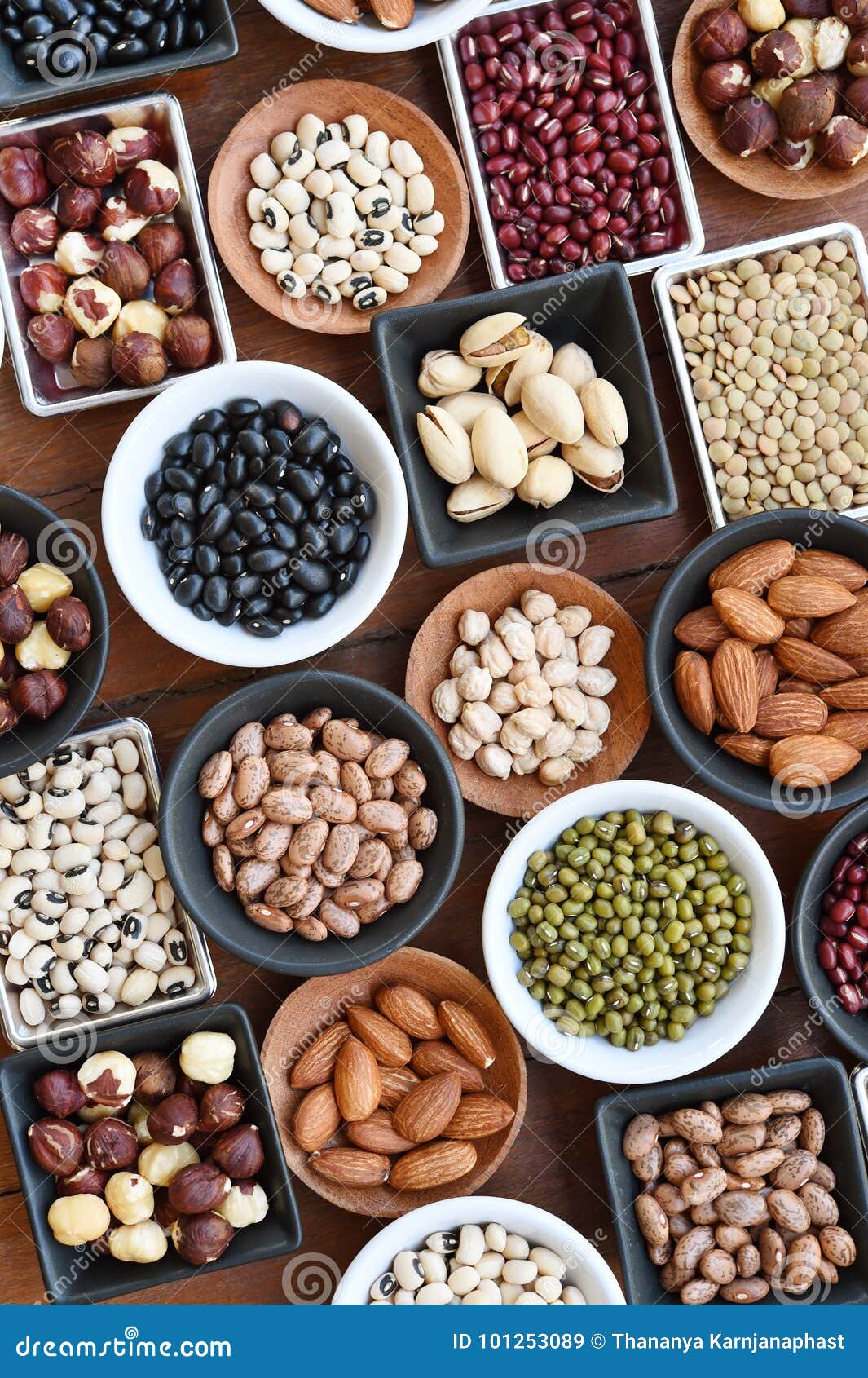 Collection of Different Legumes Stock Image - Image of beans, food ...