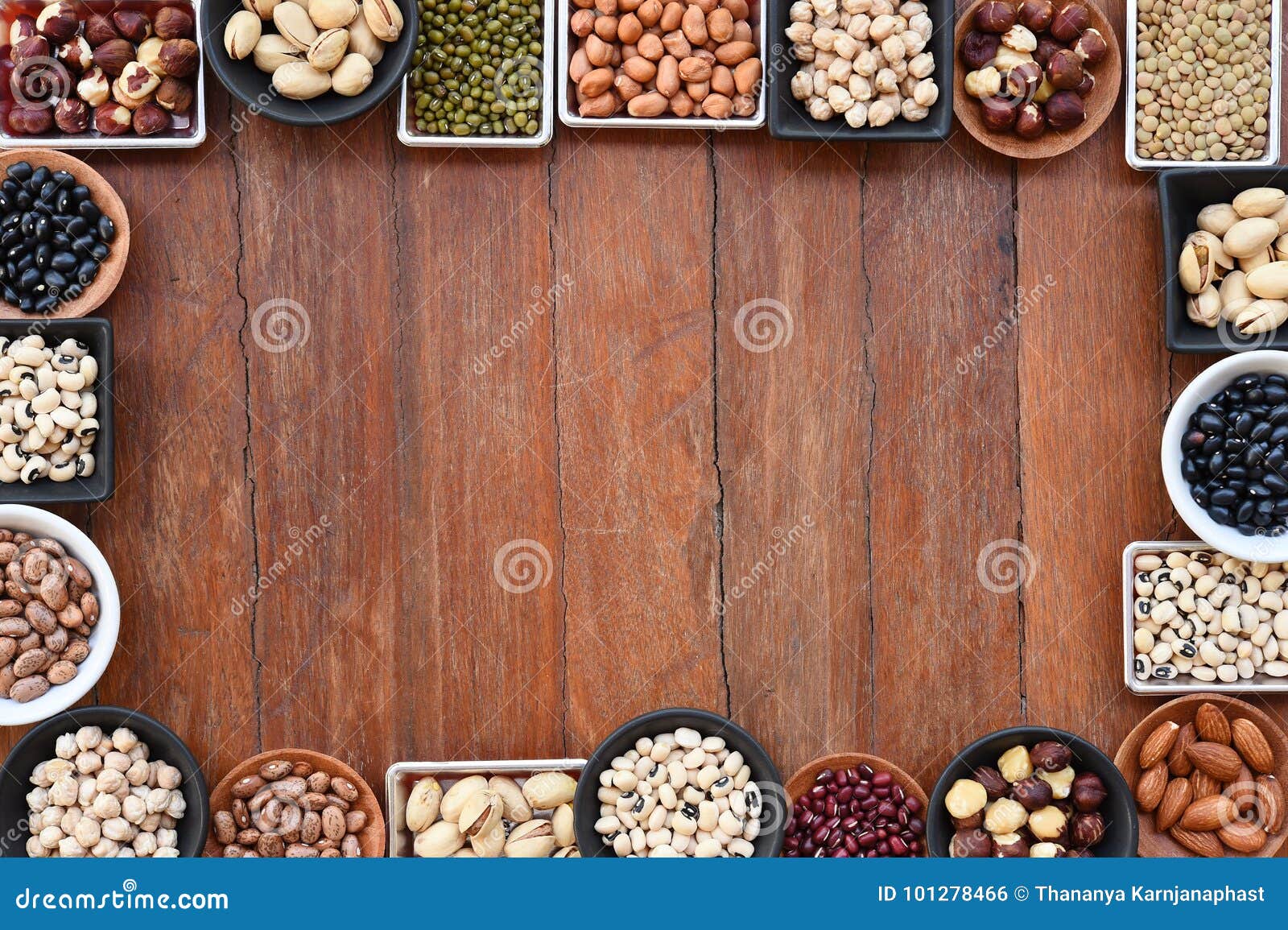 Collection of Different Legumes Stock Photo - Image of beans, chickpeas ...