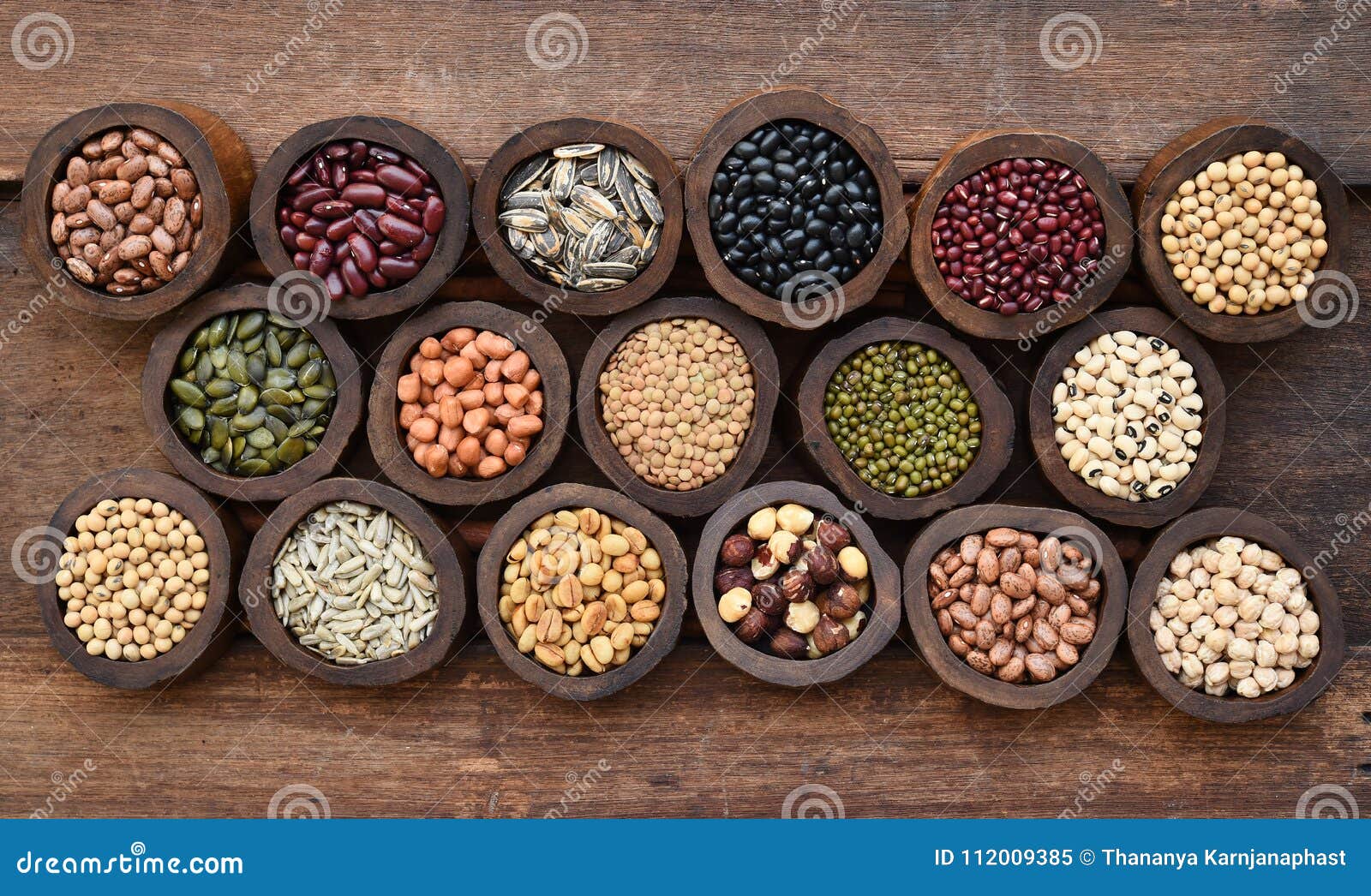Collection of Different Legumes Stock Image - Image of green, grains ...